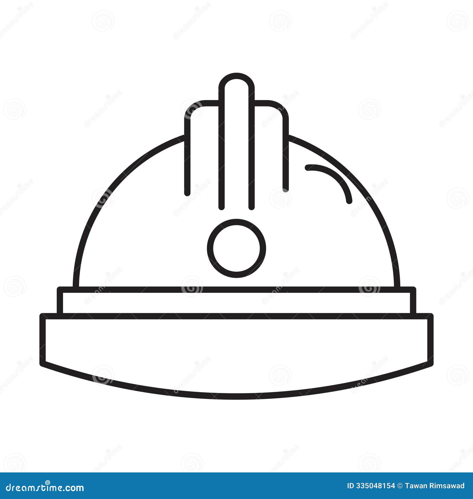Construction Helmet Icon Vector Stock Vector - Illustration of design ...