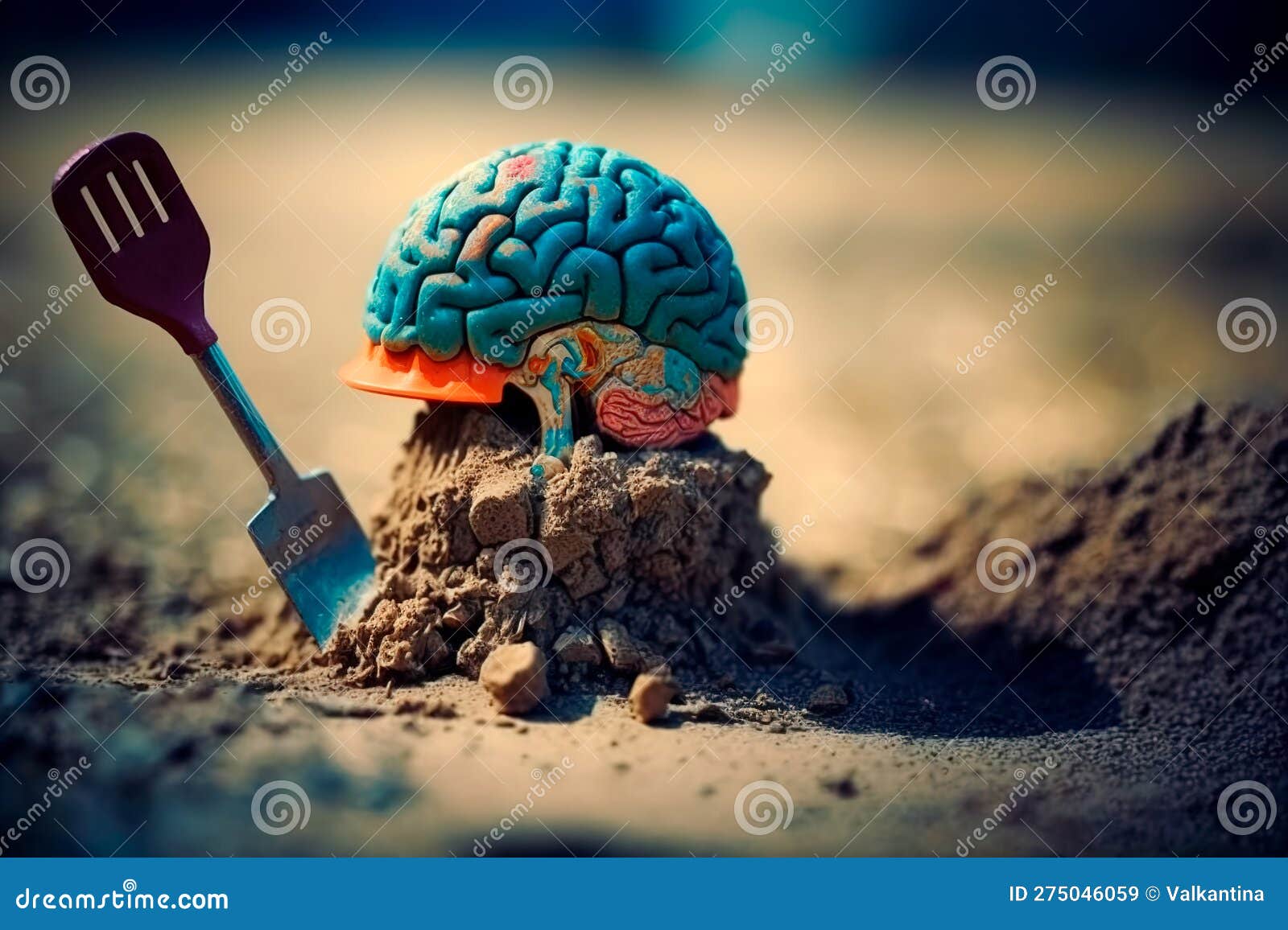 The Construction Brain Illustration Holds A Bolt Cartoon Vector ...