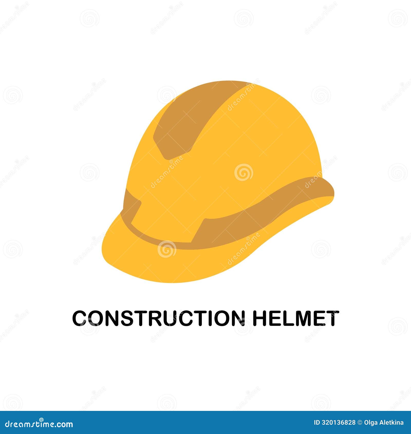 Construction Helmet Icon. Simple Element from Construction Collection. Creative Construction ...