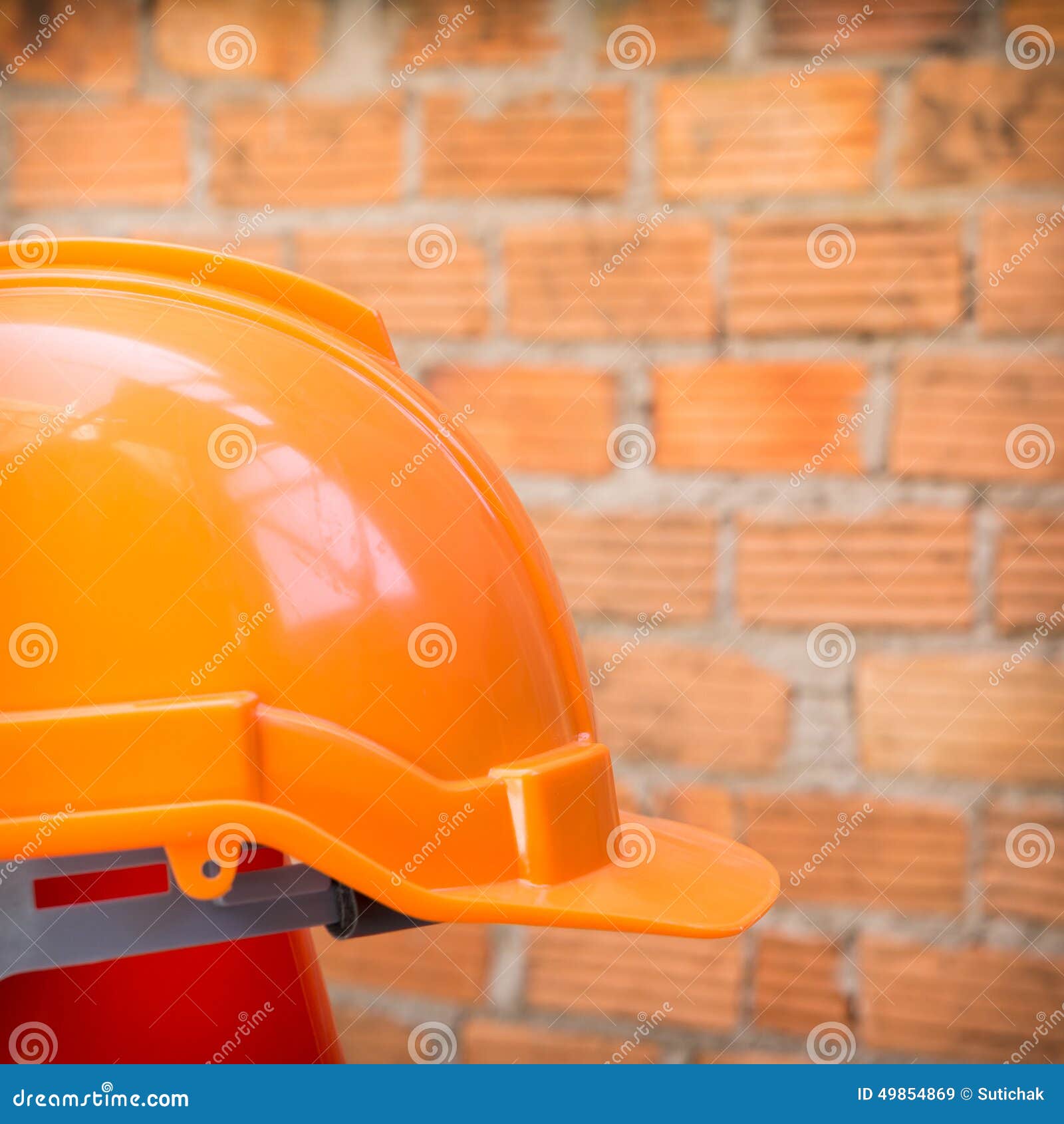 Construction Helmet Safety for Protect Worker Stock Image - Image of ...
