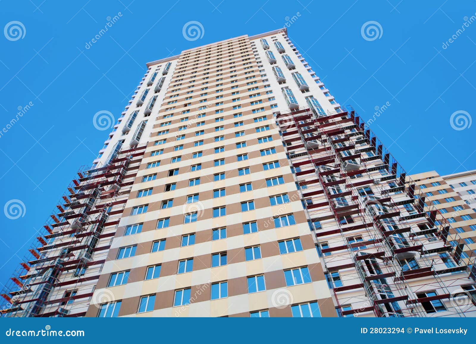 Construction of High Multistoried Building Editorial Stock Image ...