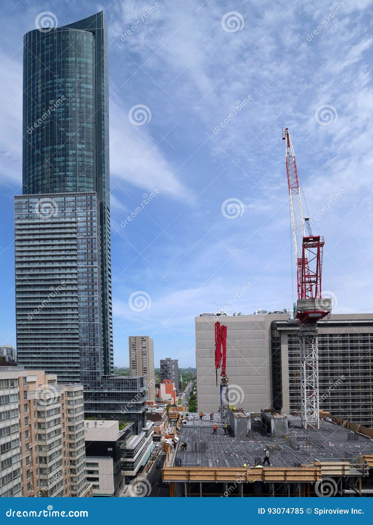 Construction of High Rise Apartment Building Editorial Image - Image of ...