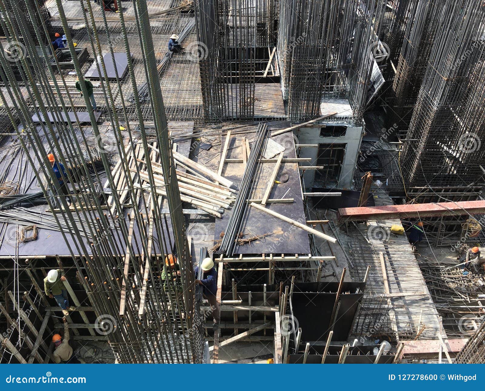 Construction of High Rise Building Editorial Image - Image of balk ...