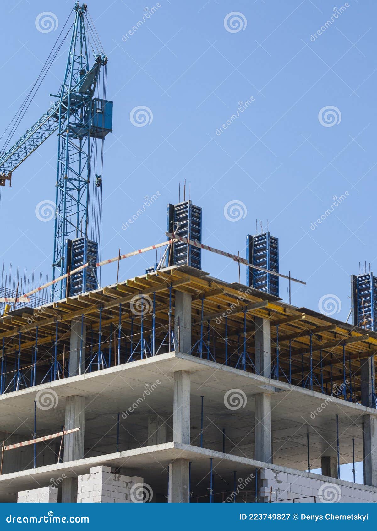 Construction of a High-rise Building. Repair, Construction Stock Image ...