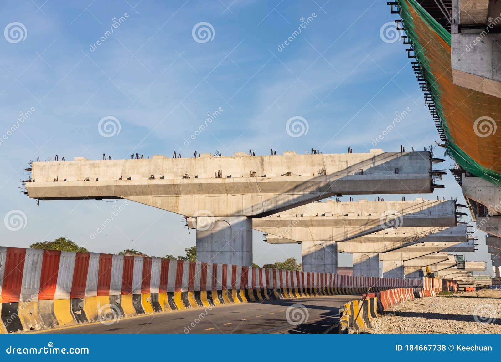 Construction of Highway Overpass Bridge and Rail Transit Infrastructure ...
