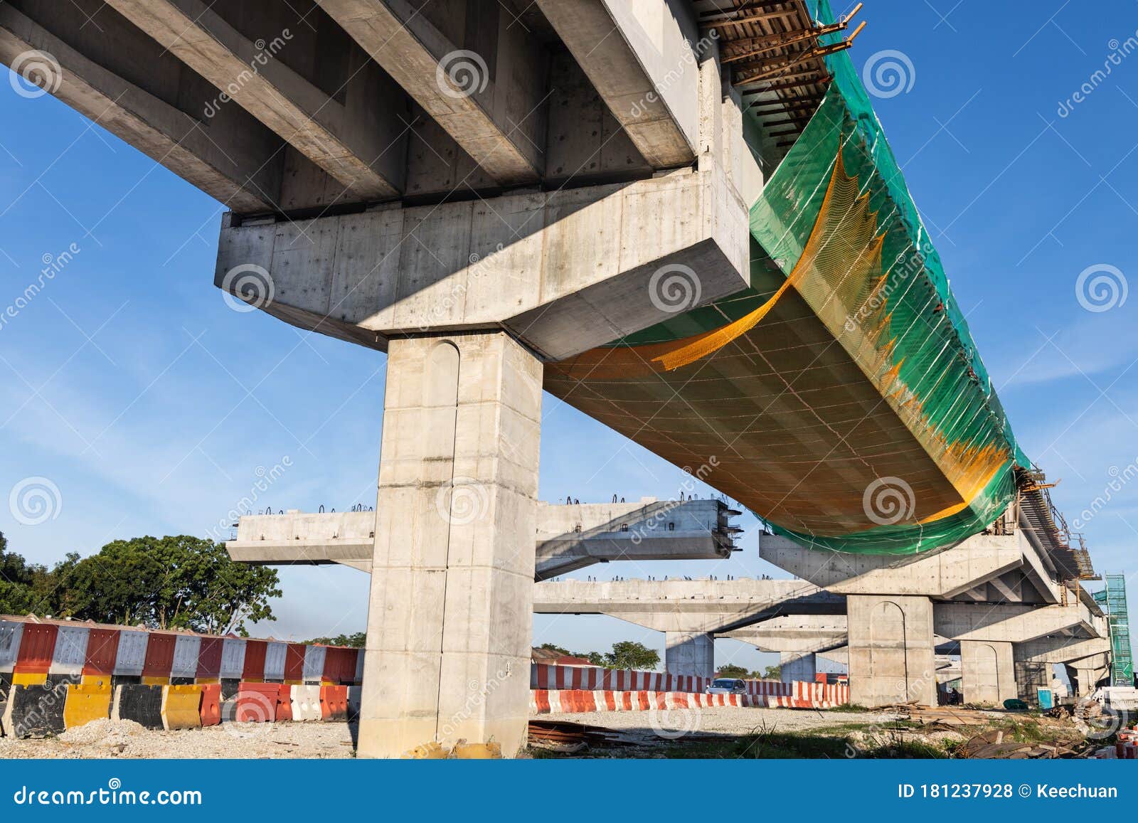Construction of Highway Overpass Bridge and Rail Transit Infrastructure ...