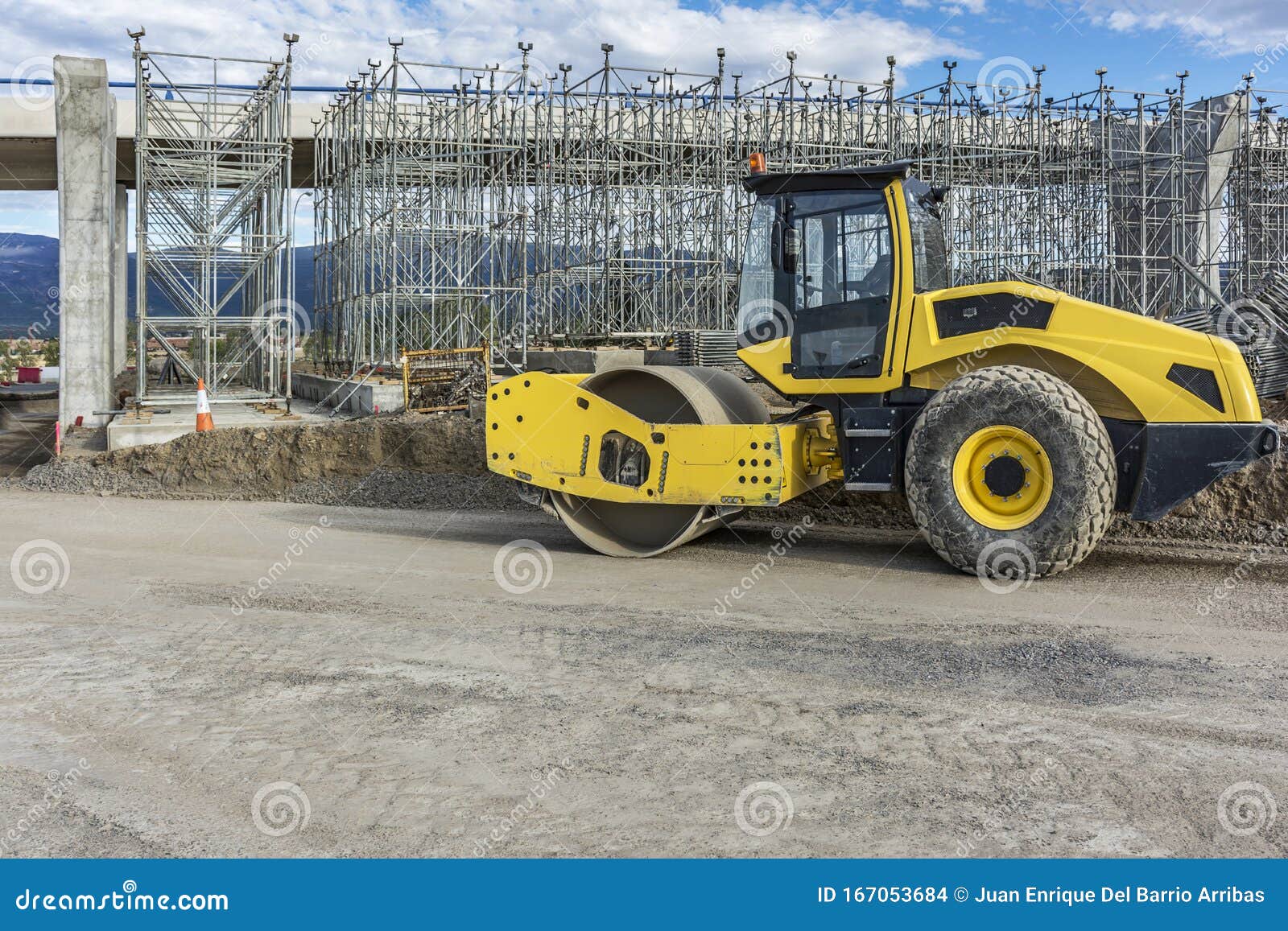 Construction of a Highway and an Overpass with Heavy ...