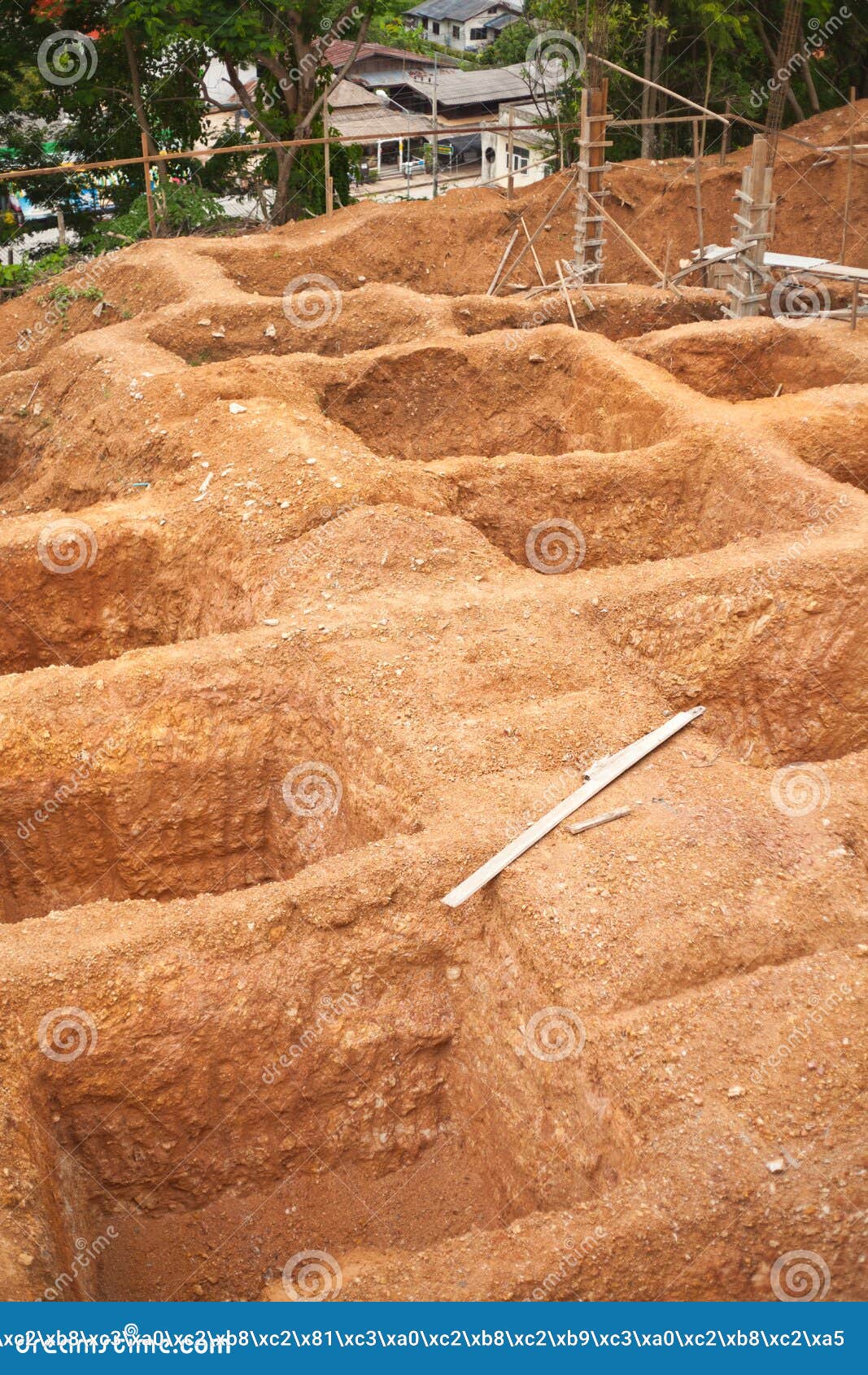 Construction hole stock photo. Image of flow, building - 25330470