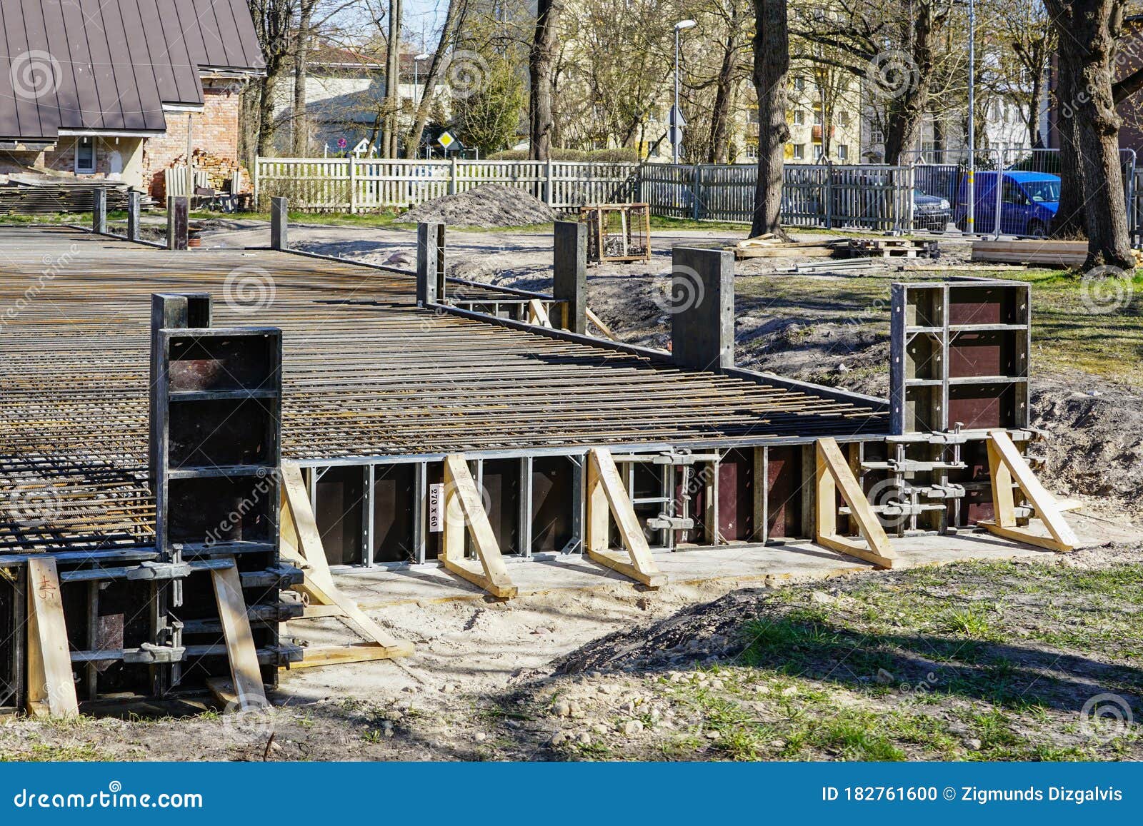 Construction of Home Foundations Using Formwork and Reinforcement for ...