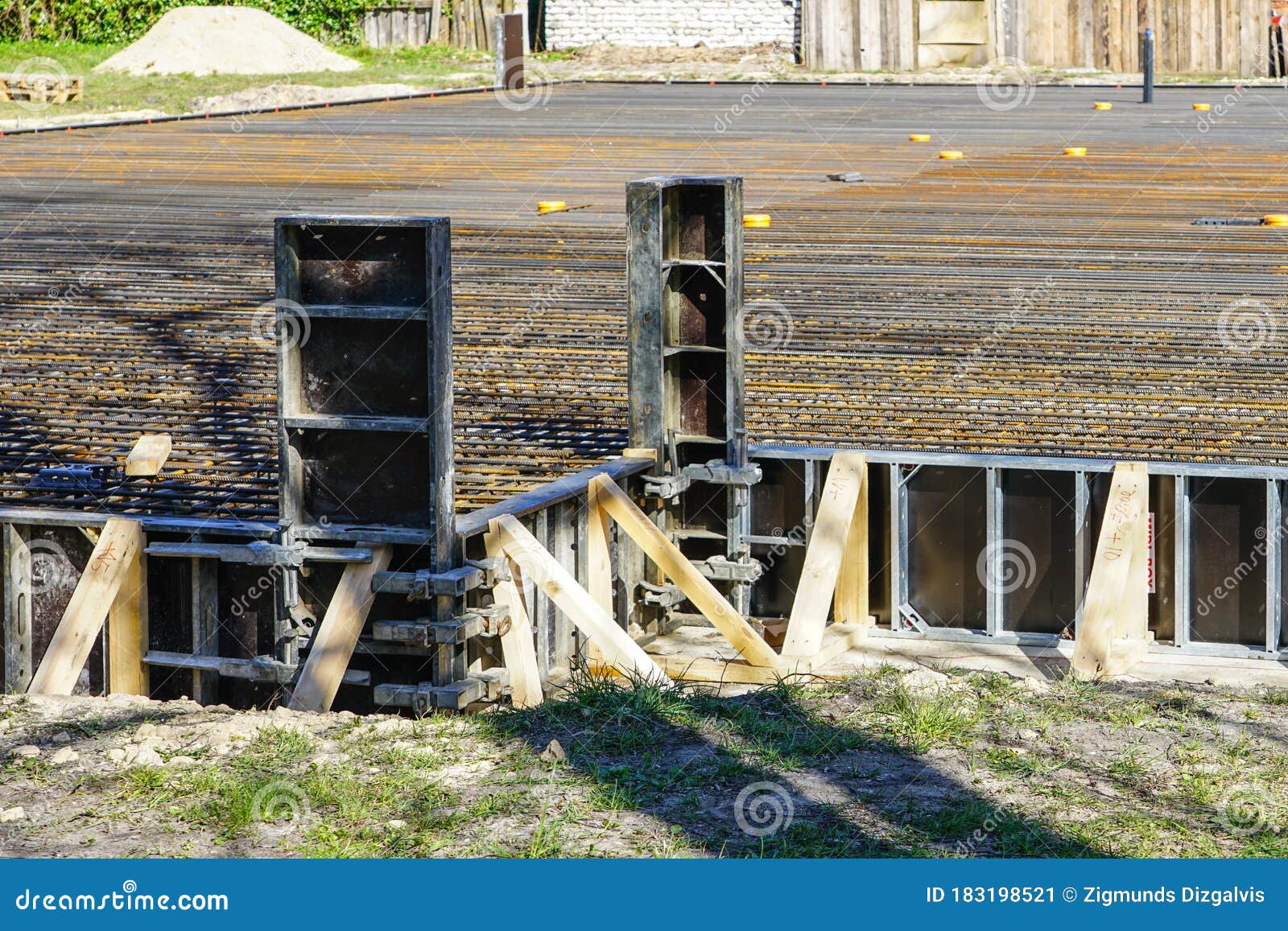 Construction of Home Foundations Using Formwork and Reinforcement for ...