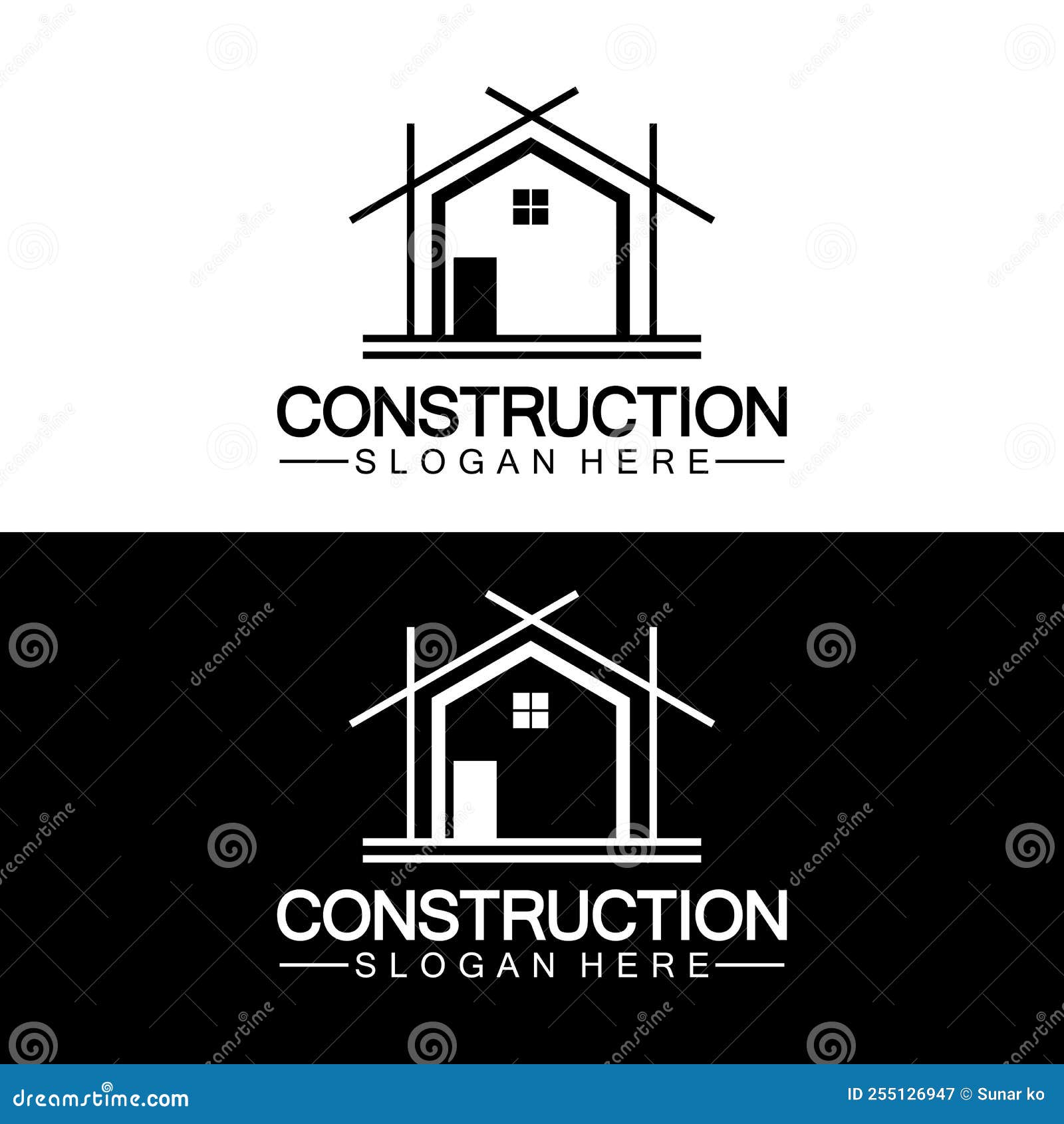 Construction, Home Repair, and Building Concept Logo Design, Home ...