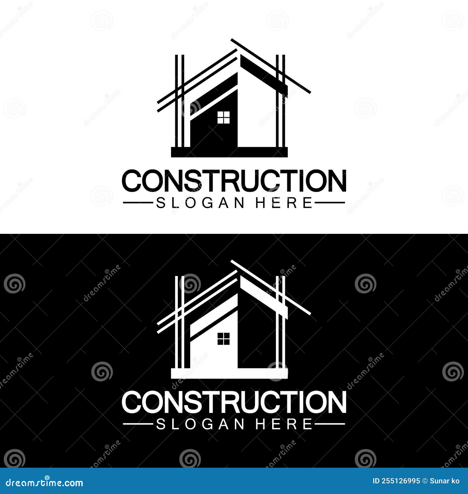 Construction, Home Repair, and Building Concept Logo Design, Home ...