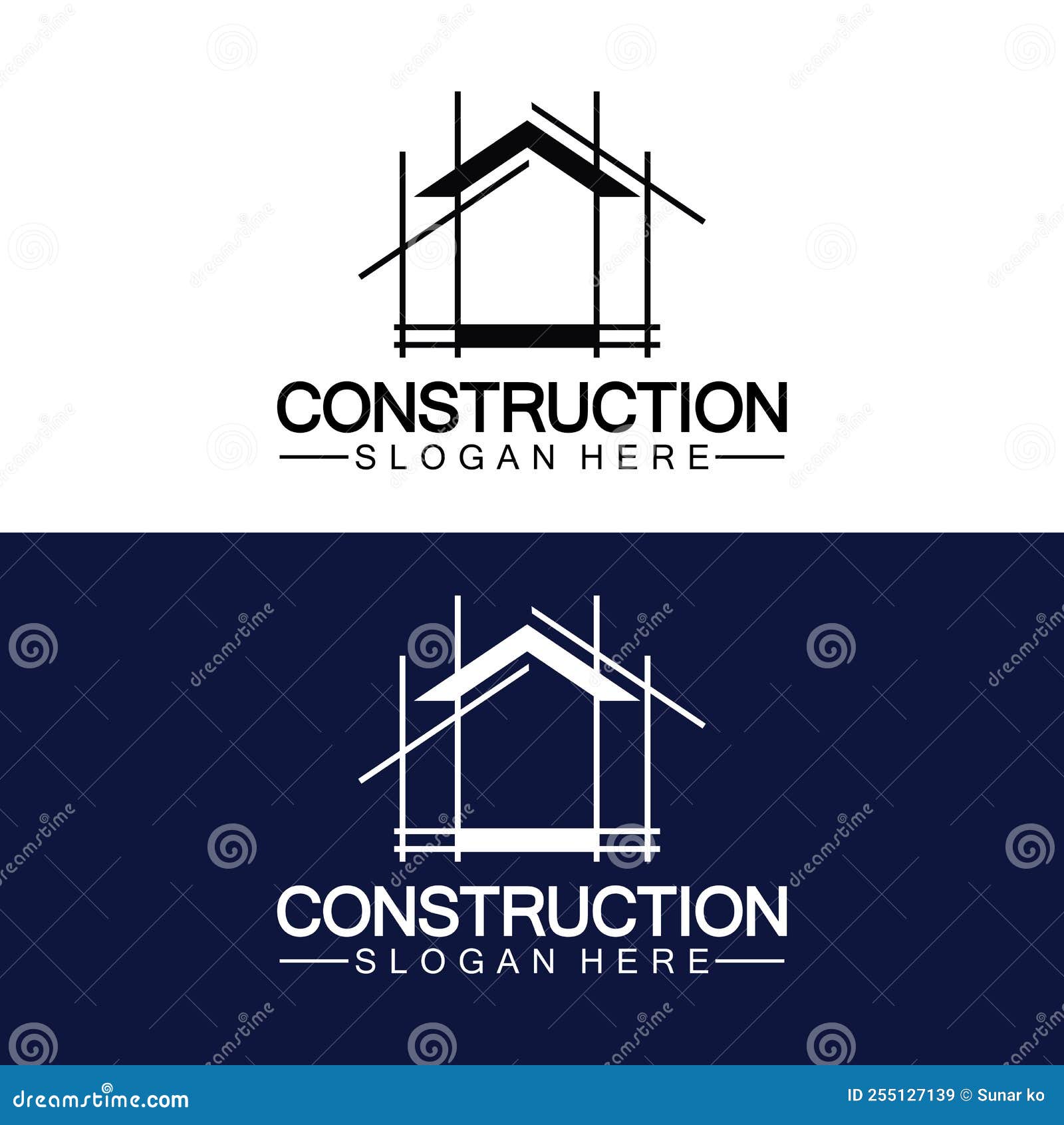 Construction, Home Repair, and Building Concept Logo Design, Home ...
