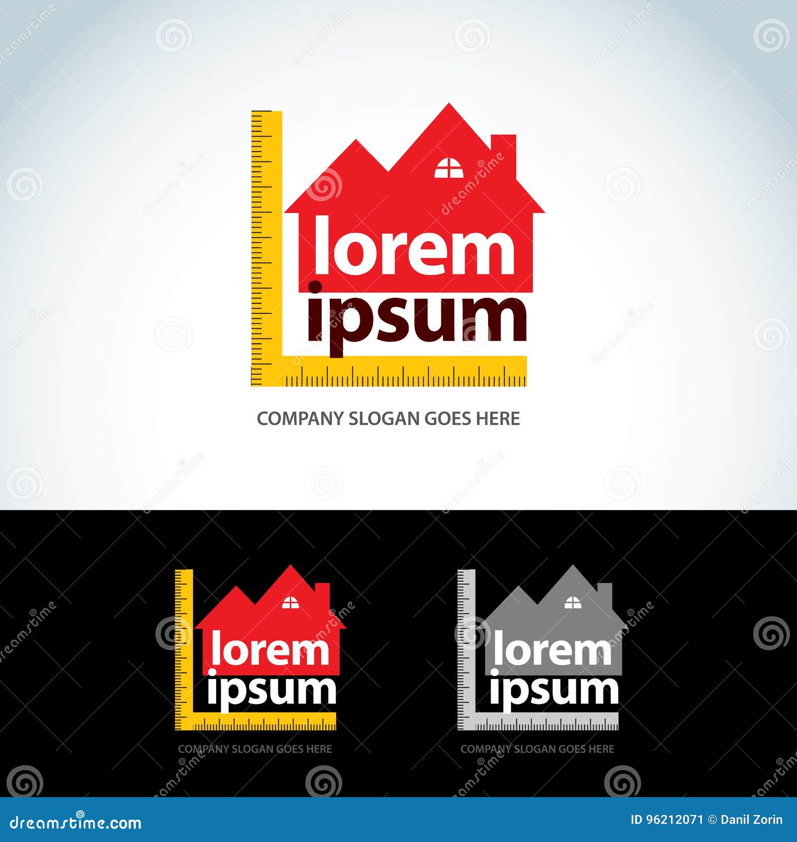 Construction Homes Logo Template. Home Builder Logotype. House Abstract ...