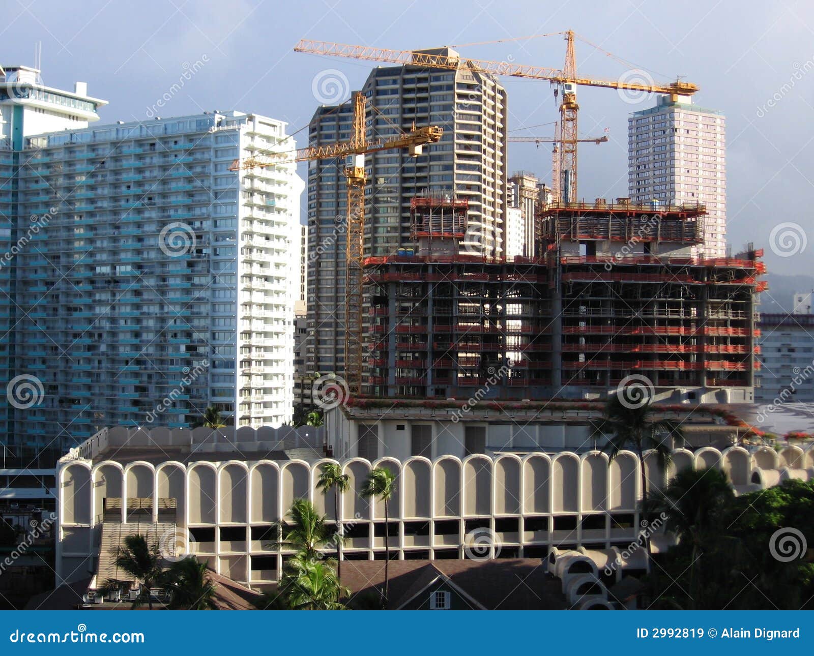 Construction of hotel stock image. Image of travel, resort - 2992819