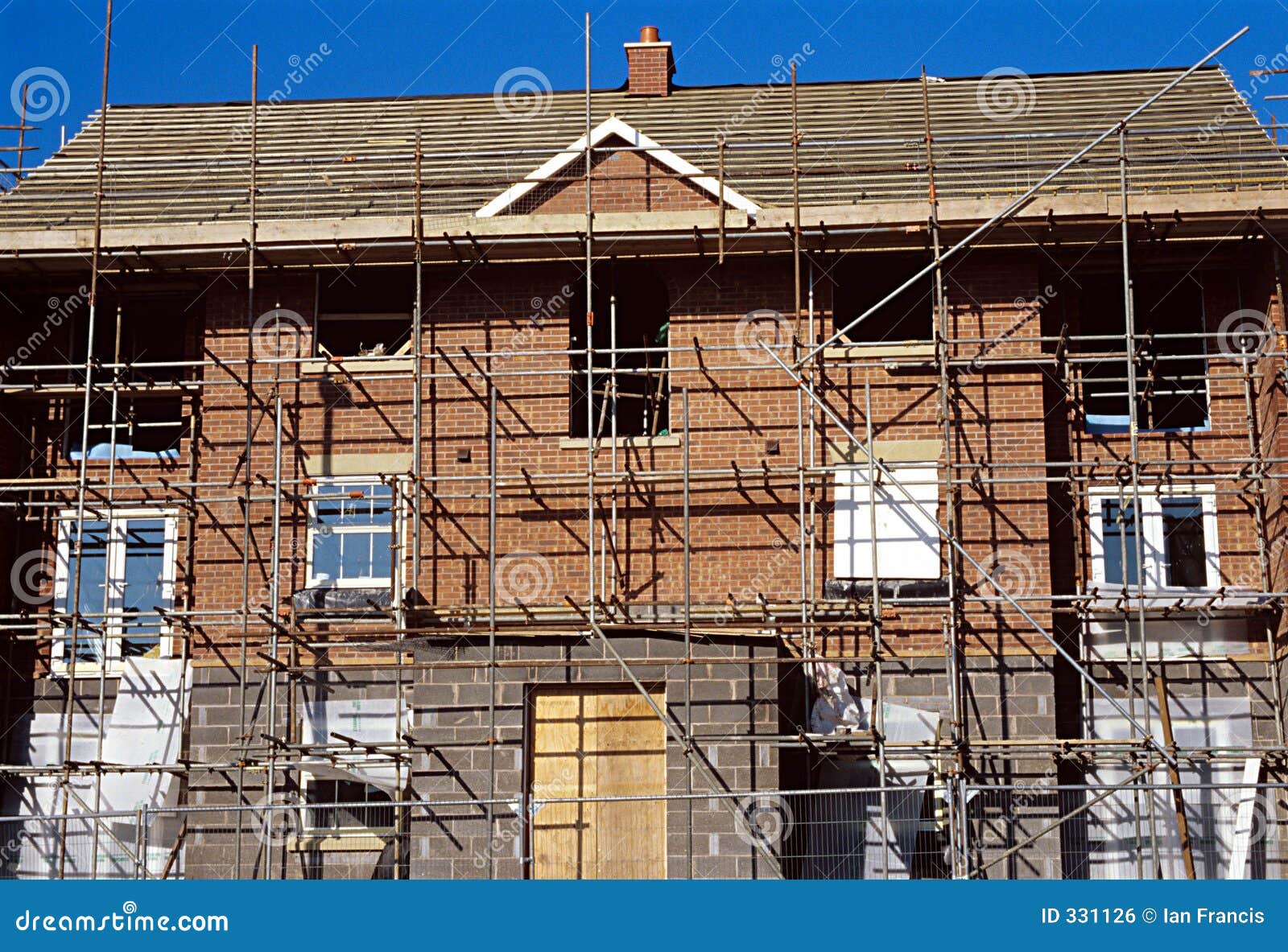 Construction House. stock photo. Image of building, dwelling - 331126