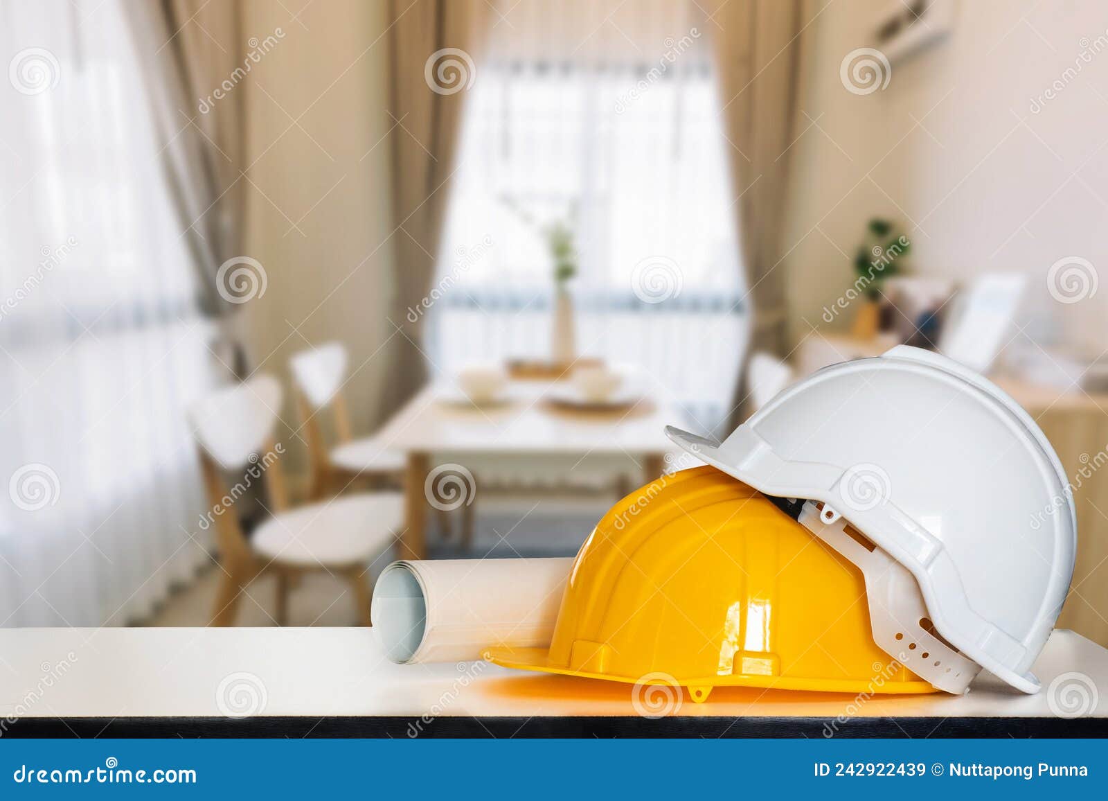 Construction House and Building. Repair Work Stock Image - Image of ...