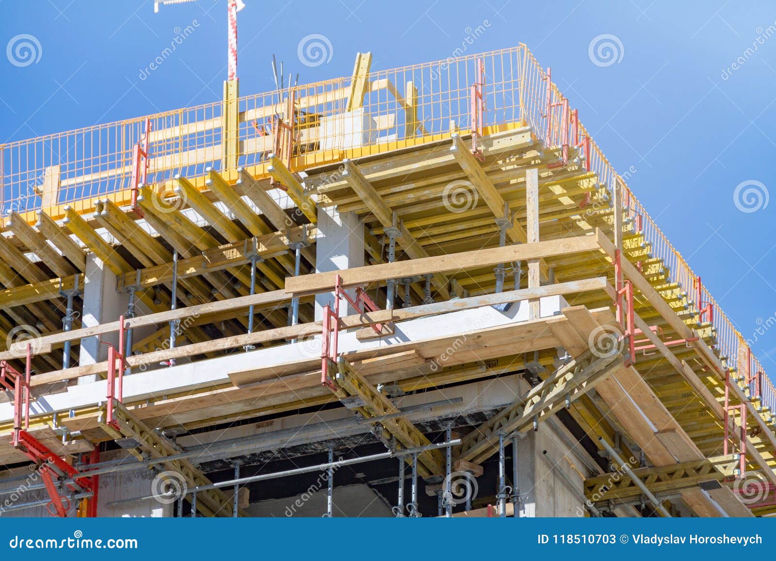 Construction Of A House, Tools For Construction, A Monolithic Multi ...