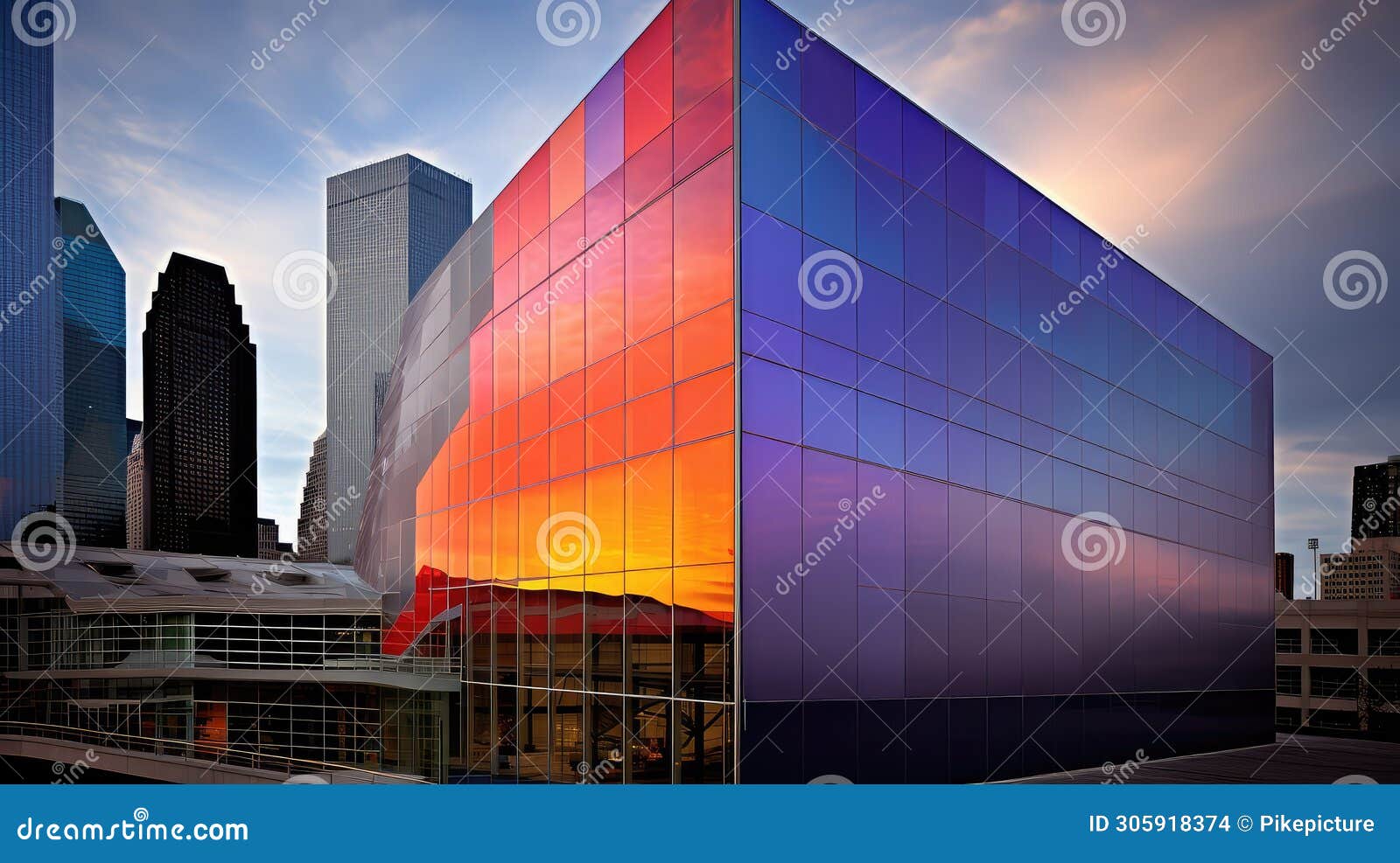Construction Houston Building Stock Illustration - Illustration of ...