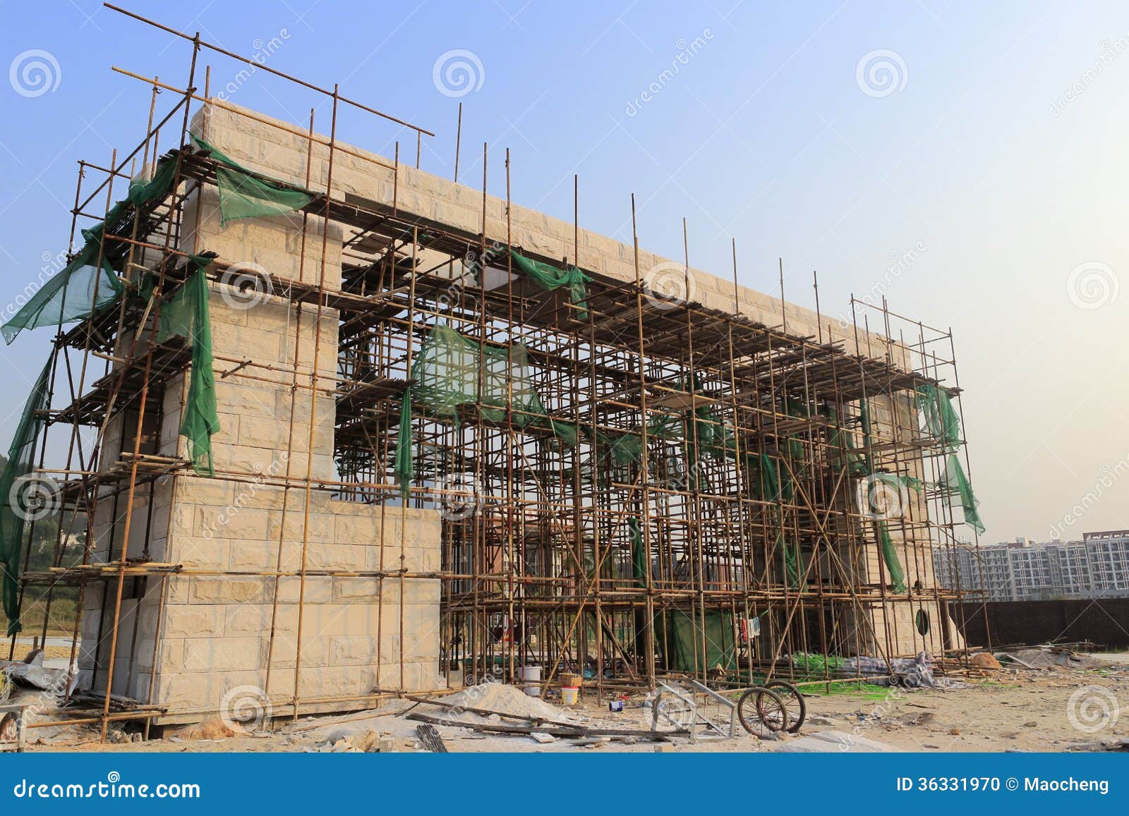 Construction of a Huge Door Stock Photo - Image of beauty, abstract ...