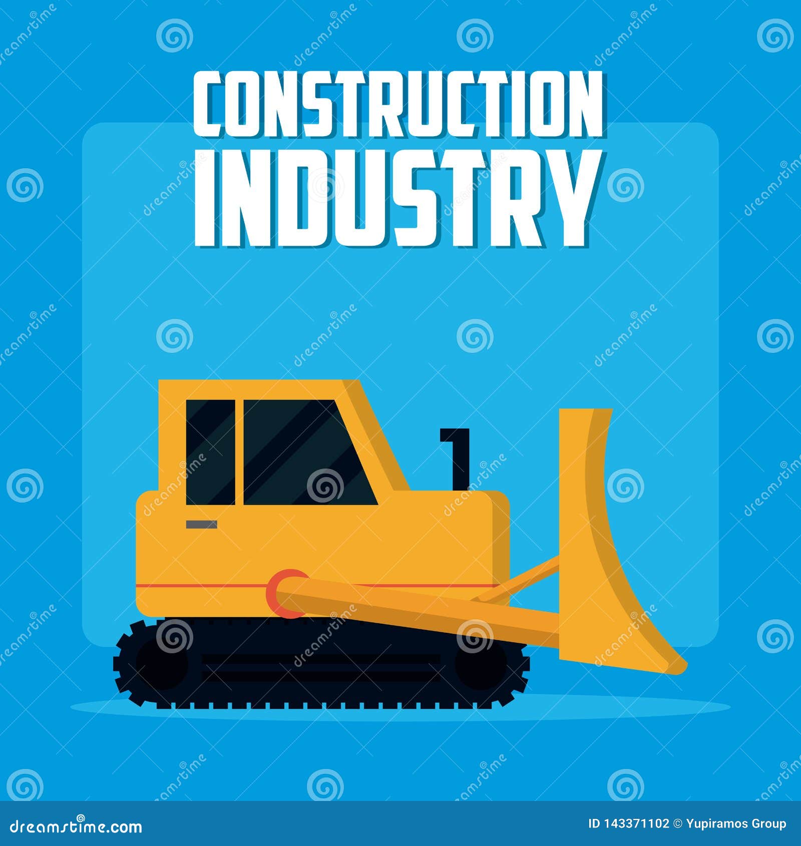 Construction Industry Concept Stock Vector - Illustration of cargo ...