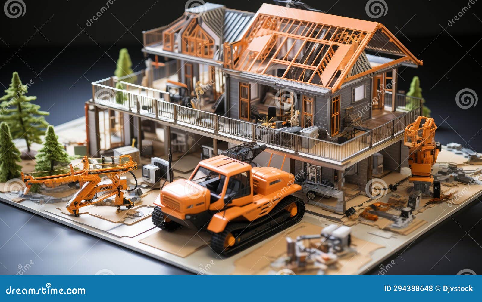 Construction Industry Building Activity, Working Machinery, Development ...