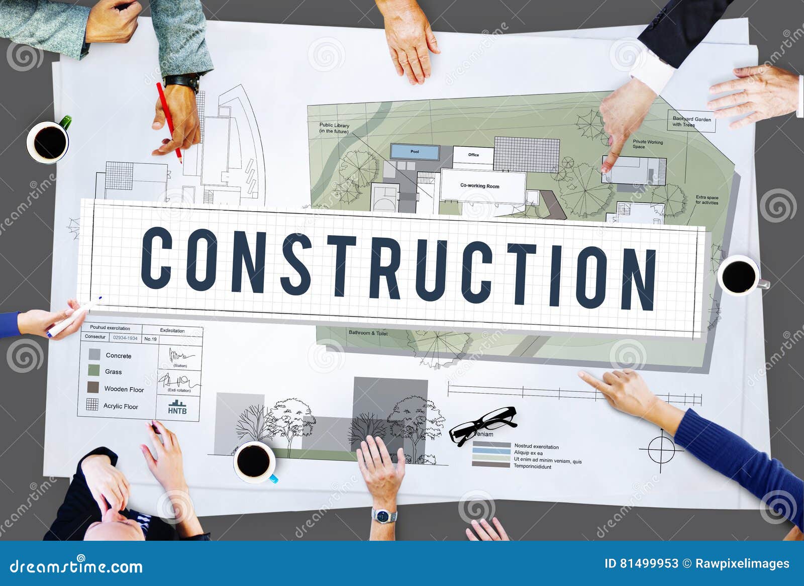 Construction Industry Building Architecture Infrastructure Concept ...