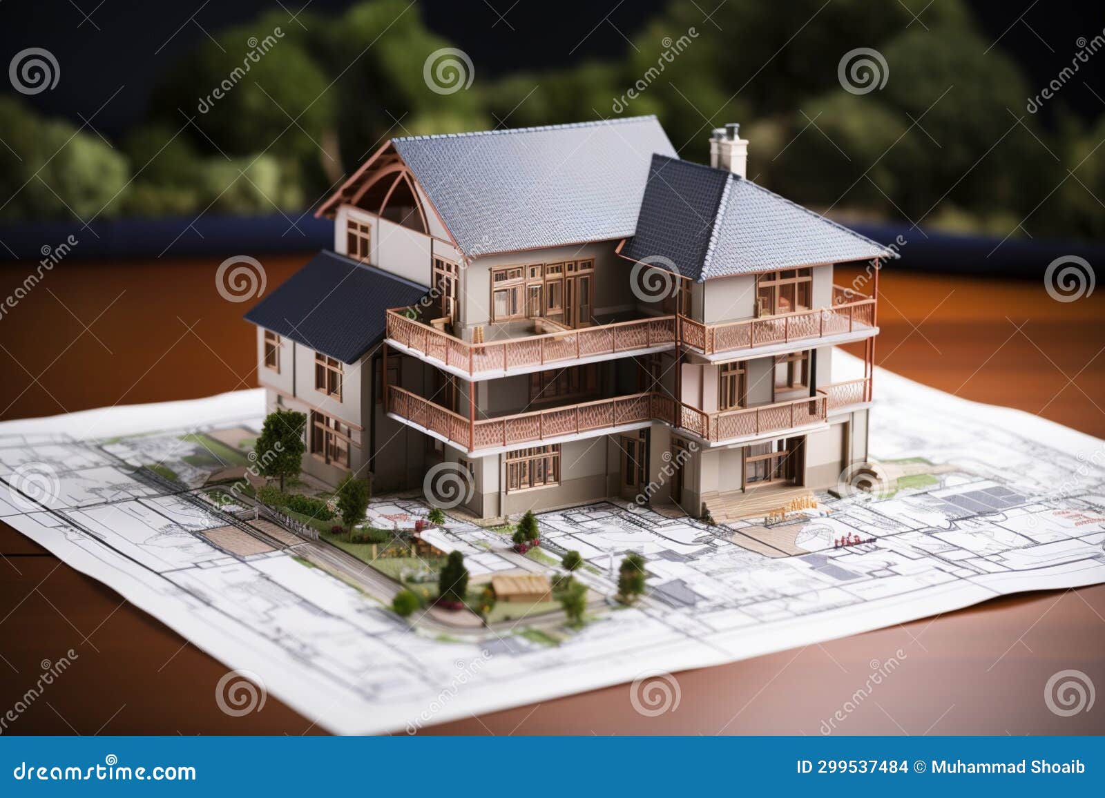Construction Industry Concept Building House and Project Plans Stock ...