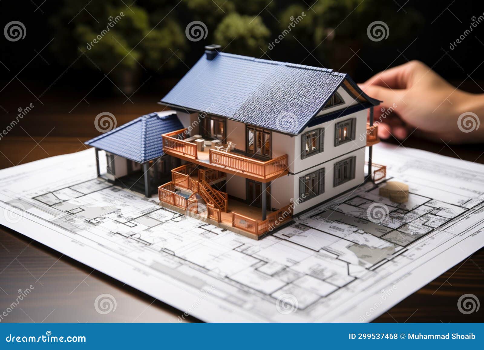 Construction Industry Concept Building House and Project Plans Stock ...