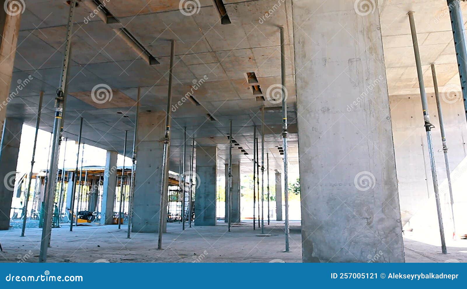 The Process of Creating a Floor. Formwork Flooring. Interior of a ...