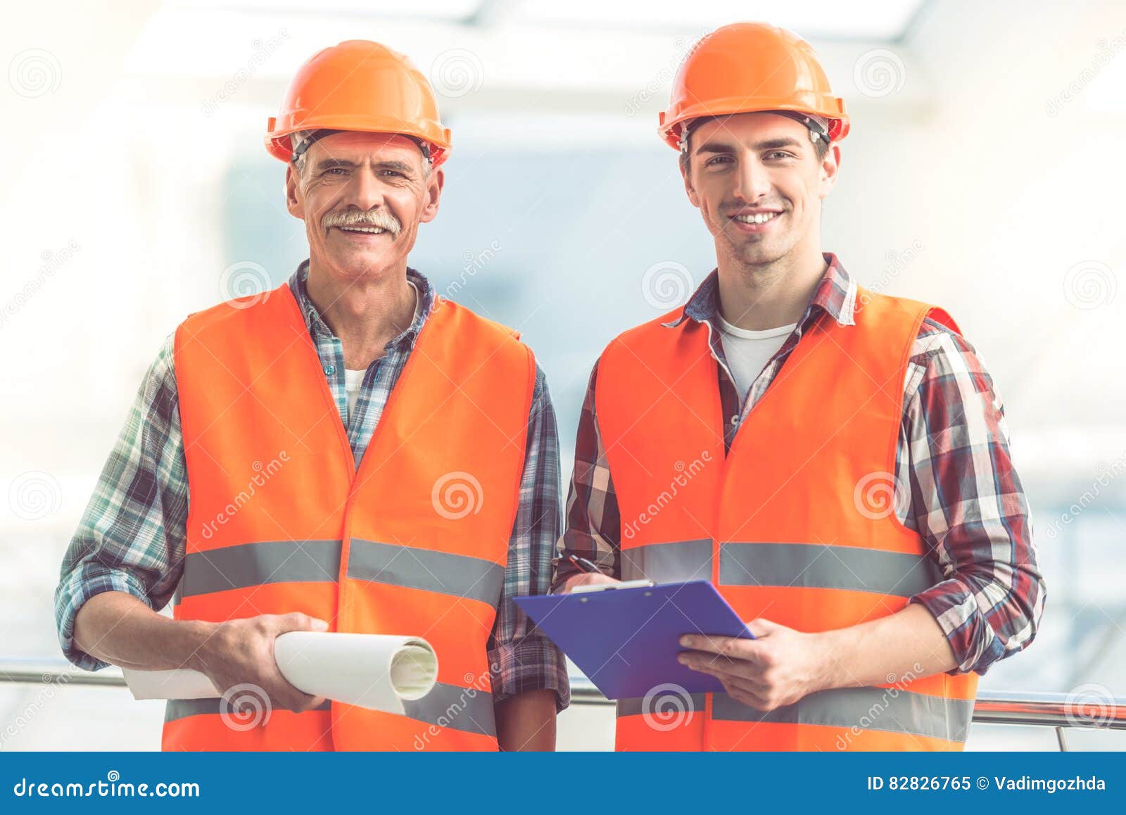 Construction Industry Workers Stock Image - Image of investor, adult ...