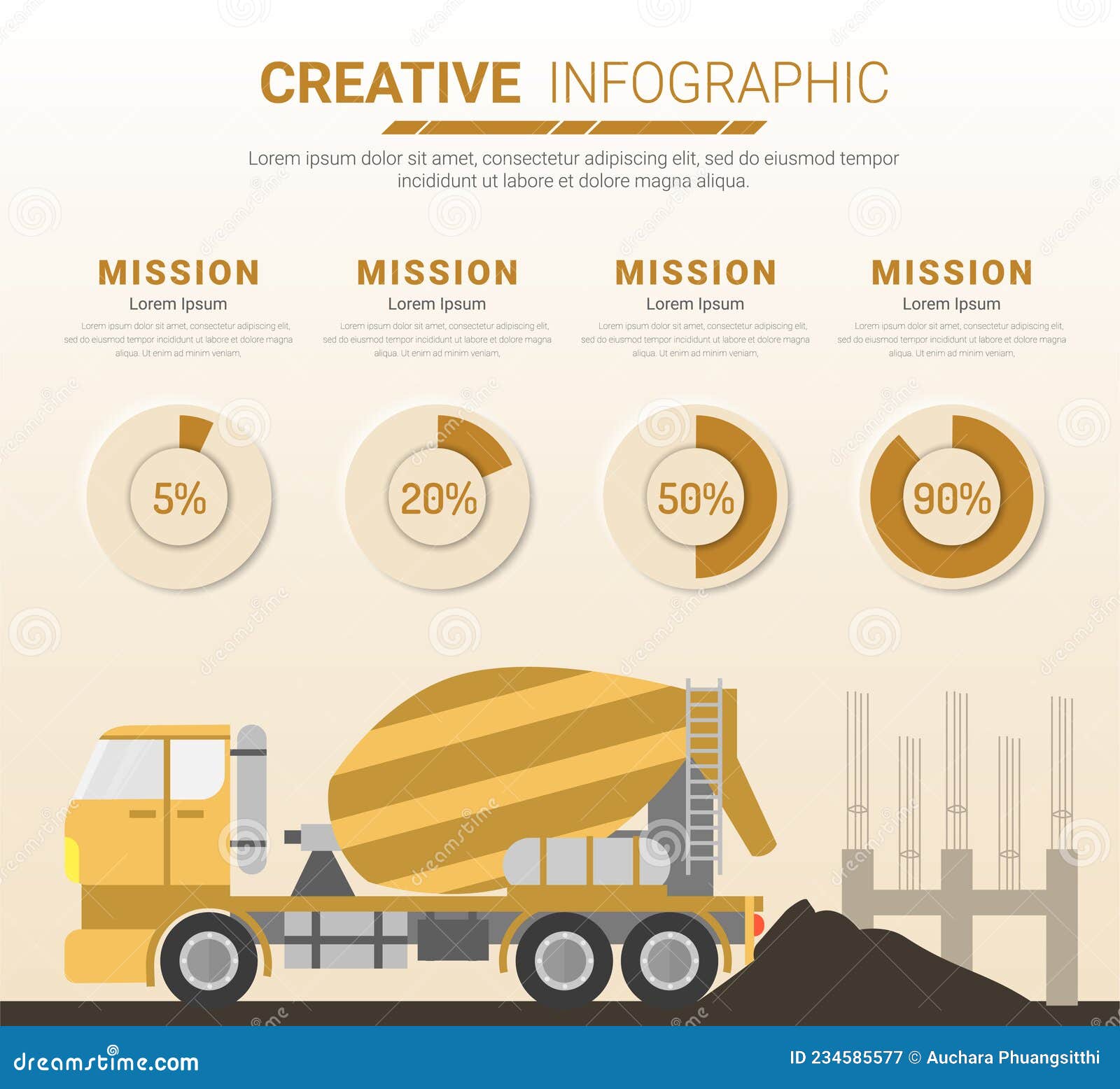 Construction Info Graphic Vector, Buildings and Special Equipment at ...