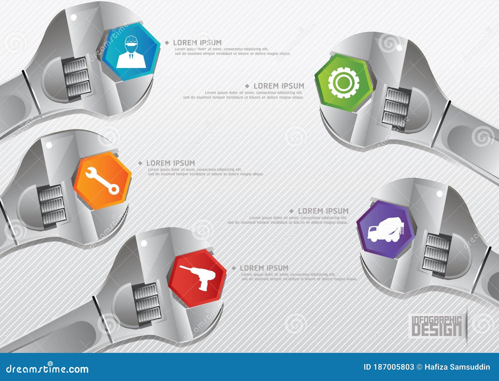 Construction Infographics. Vector Illustration Decorative Design Stock ...
