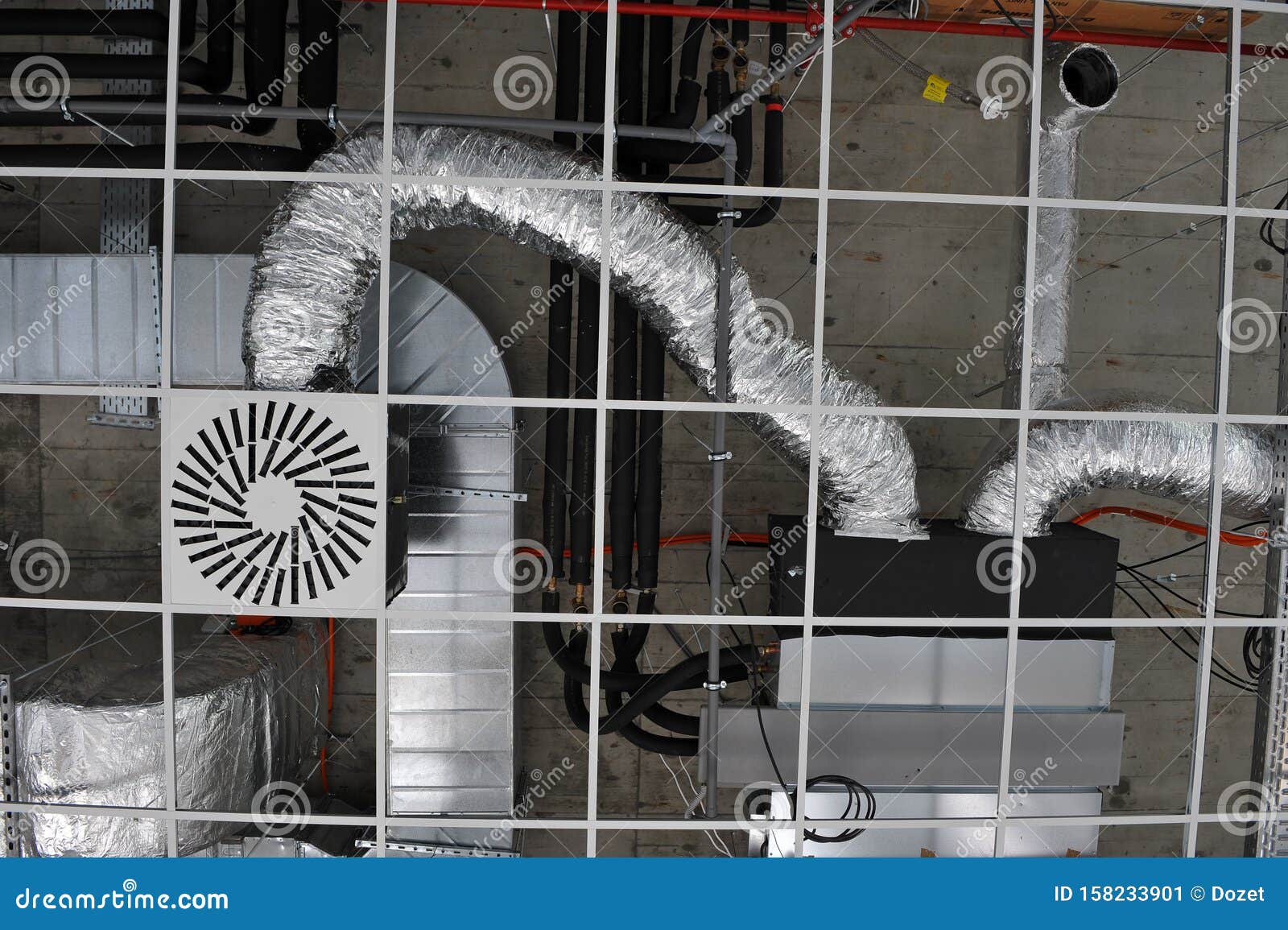 Construction and Installation Background Stock Image - Image of ...