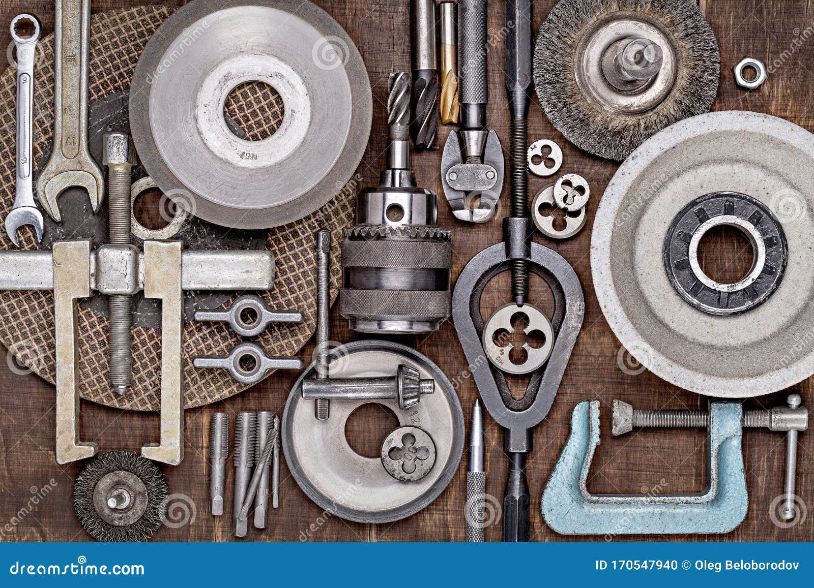 Photo of Various Metal Tools for Locksmithing. Everyday Tools for ...