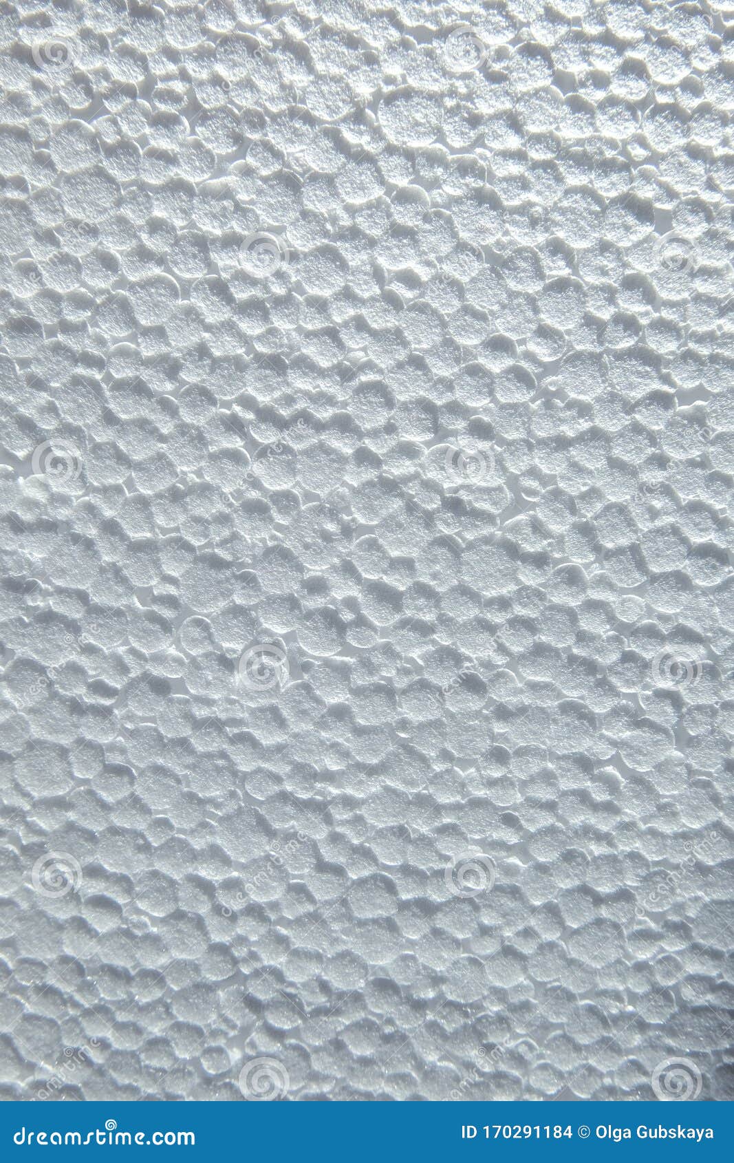 Construction and Insulation Material, White Foam Sheet, Texture. a ...