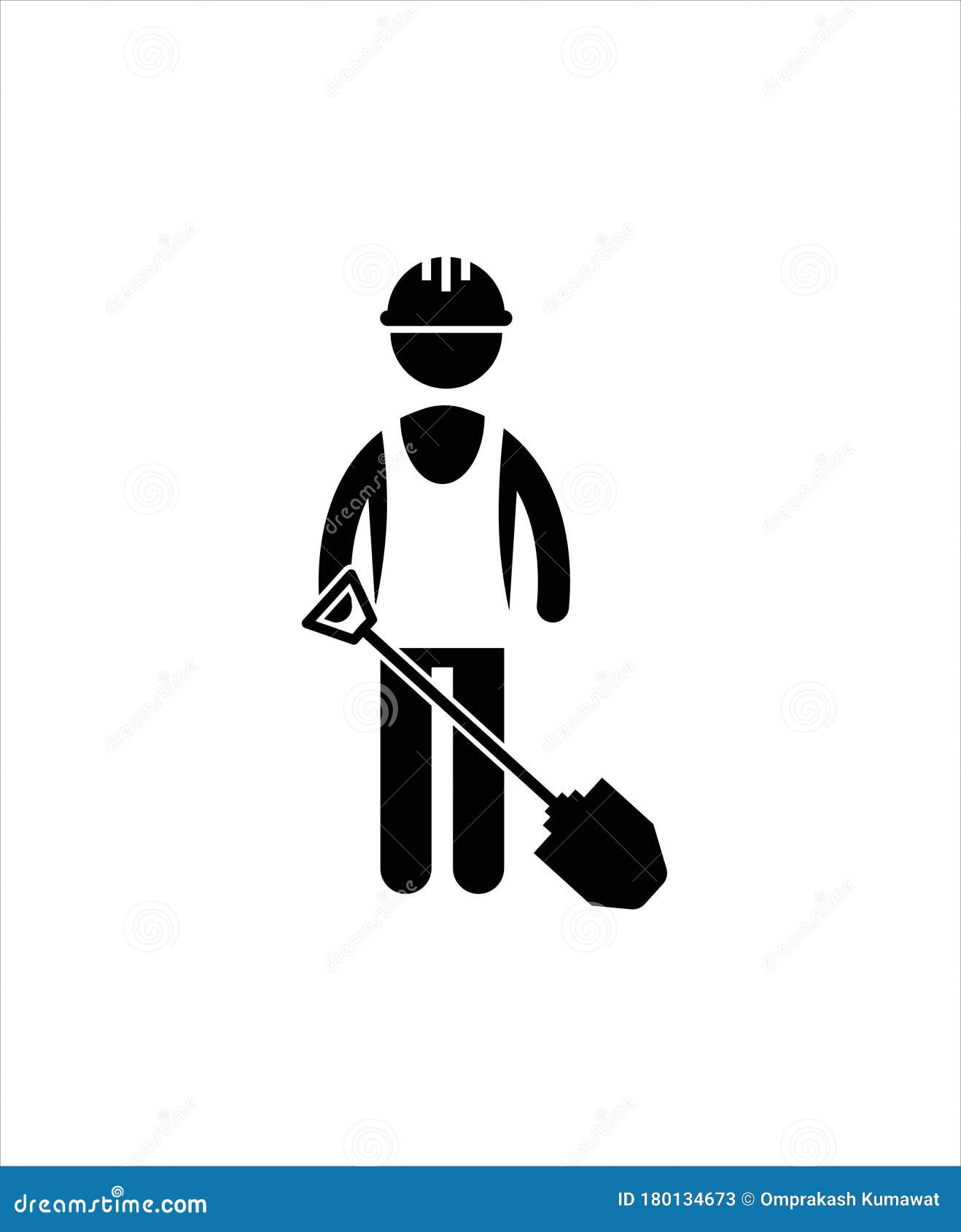 Construction Labor Flat Icon,hard Work Icon,vector Best Flat Icon ...