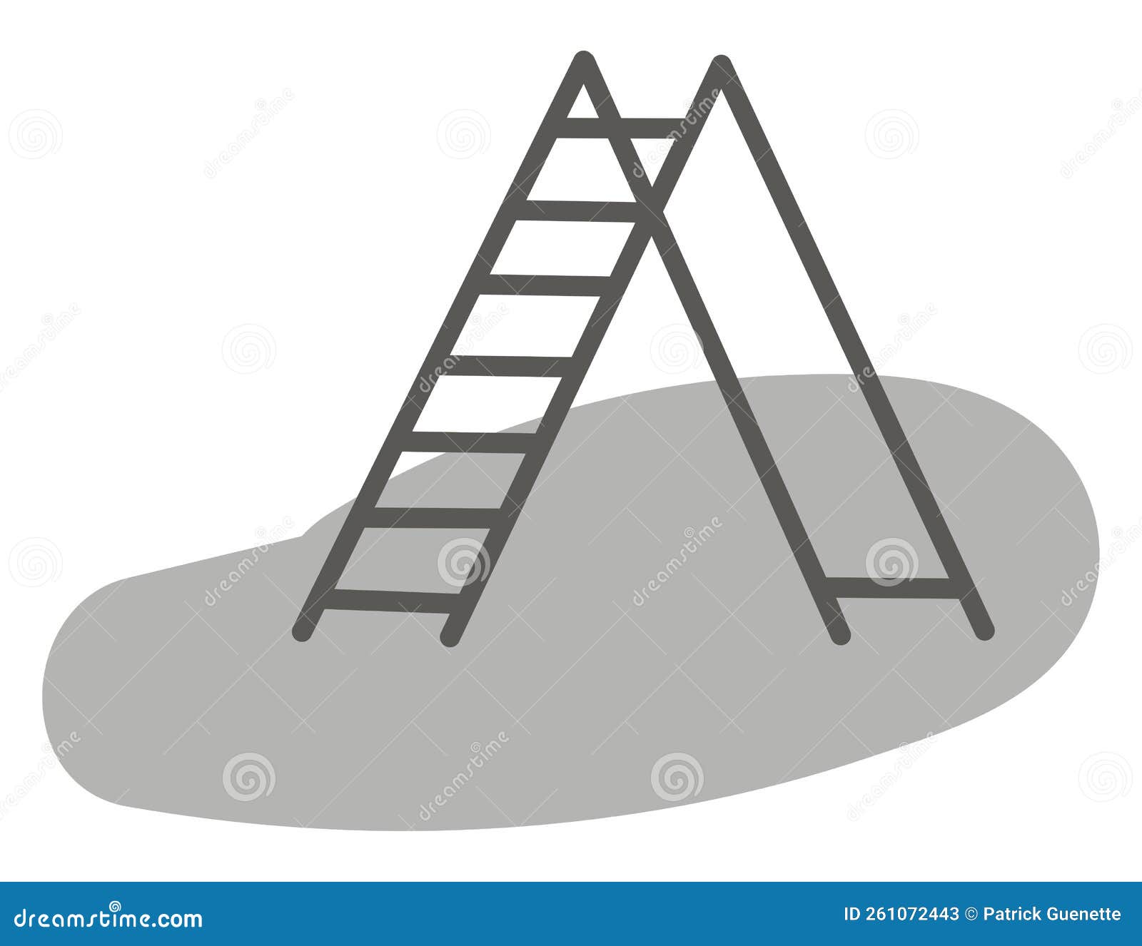 Construction Ladder Equipment Royalty-Free Cartoon | CartoonDealer.com ...