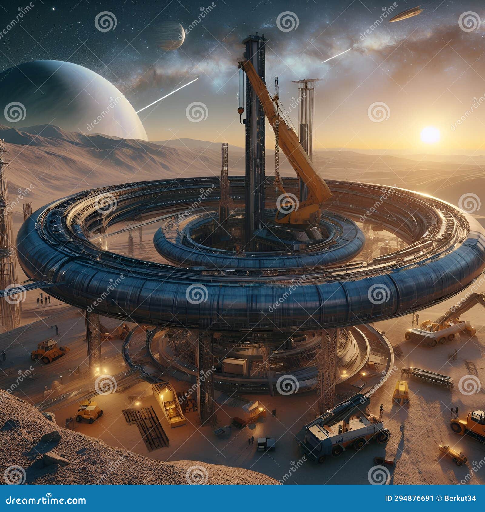 Construction of a Large Interplanetary Space Ship for Travel To Other ...