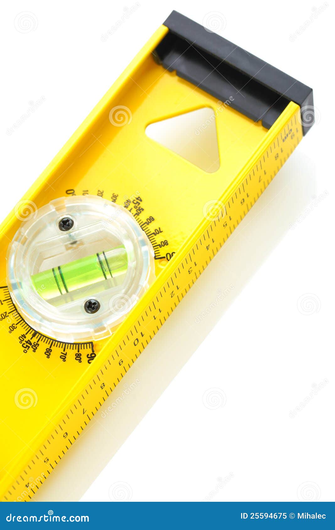 Construction Level Isolated Stock Image - Image of carpentry, ruler ...