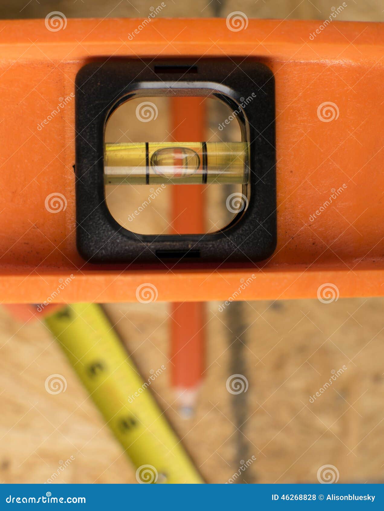 Construction Level and Other Tools Stock Photo - Image of construction ...