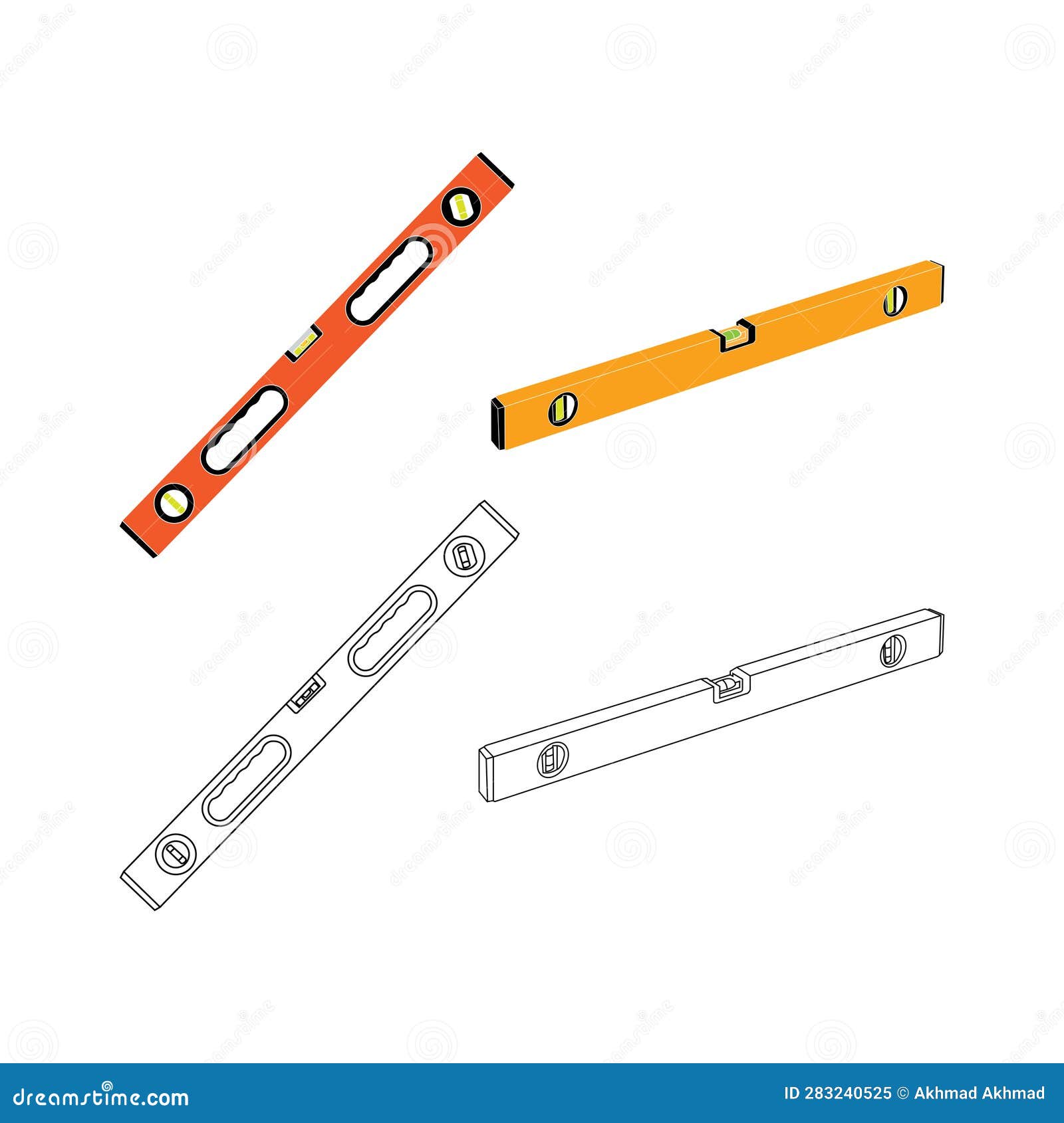 Construction Level Ruler Icon Stock Vector - Illustration of symbol ...