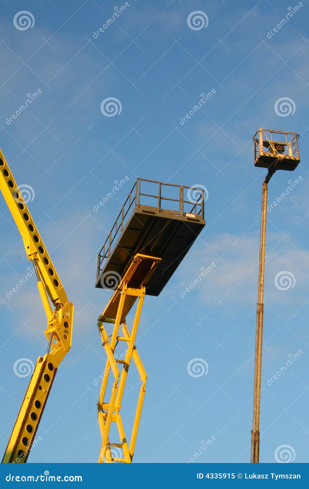 Construction lift 2 stock image. Image of industrie, fork - 4335915