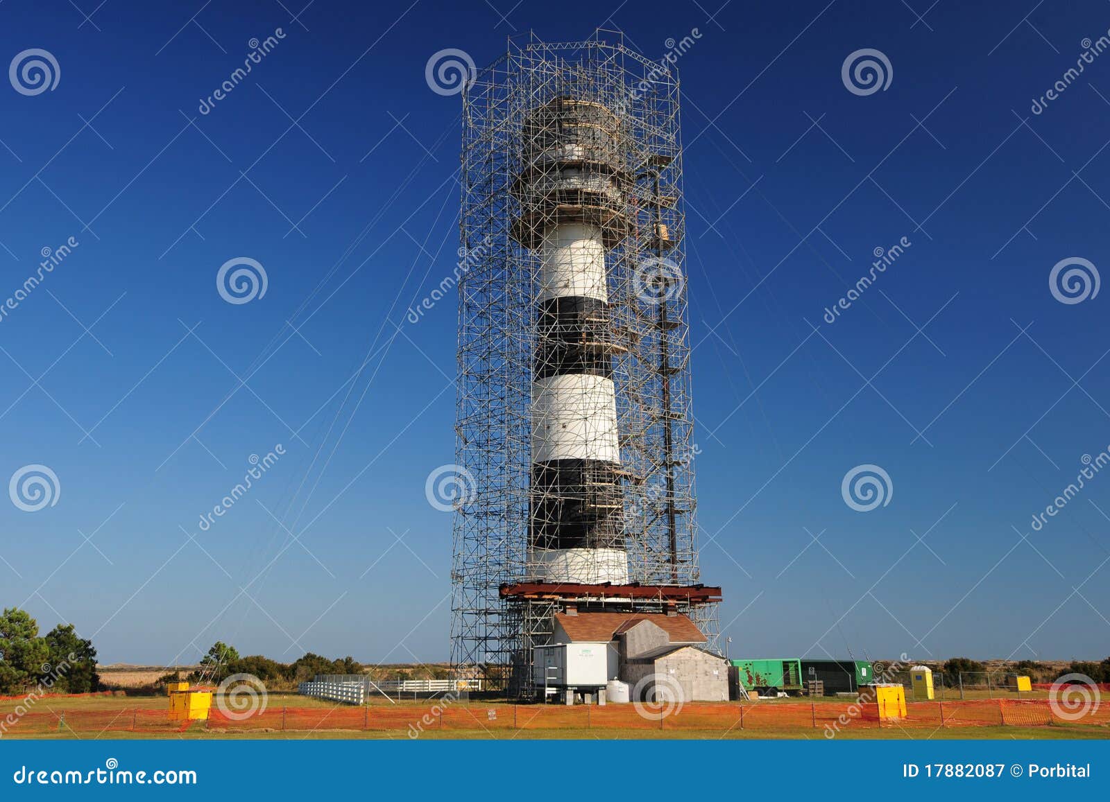 Construction lighthouse stock image. Image of black, cape - 17882087