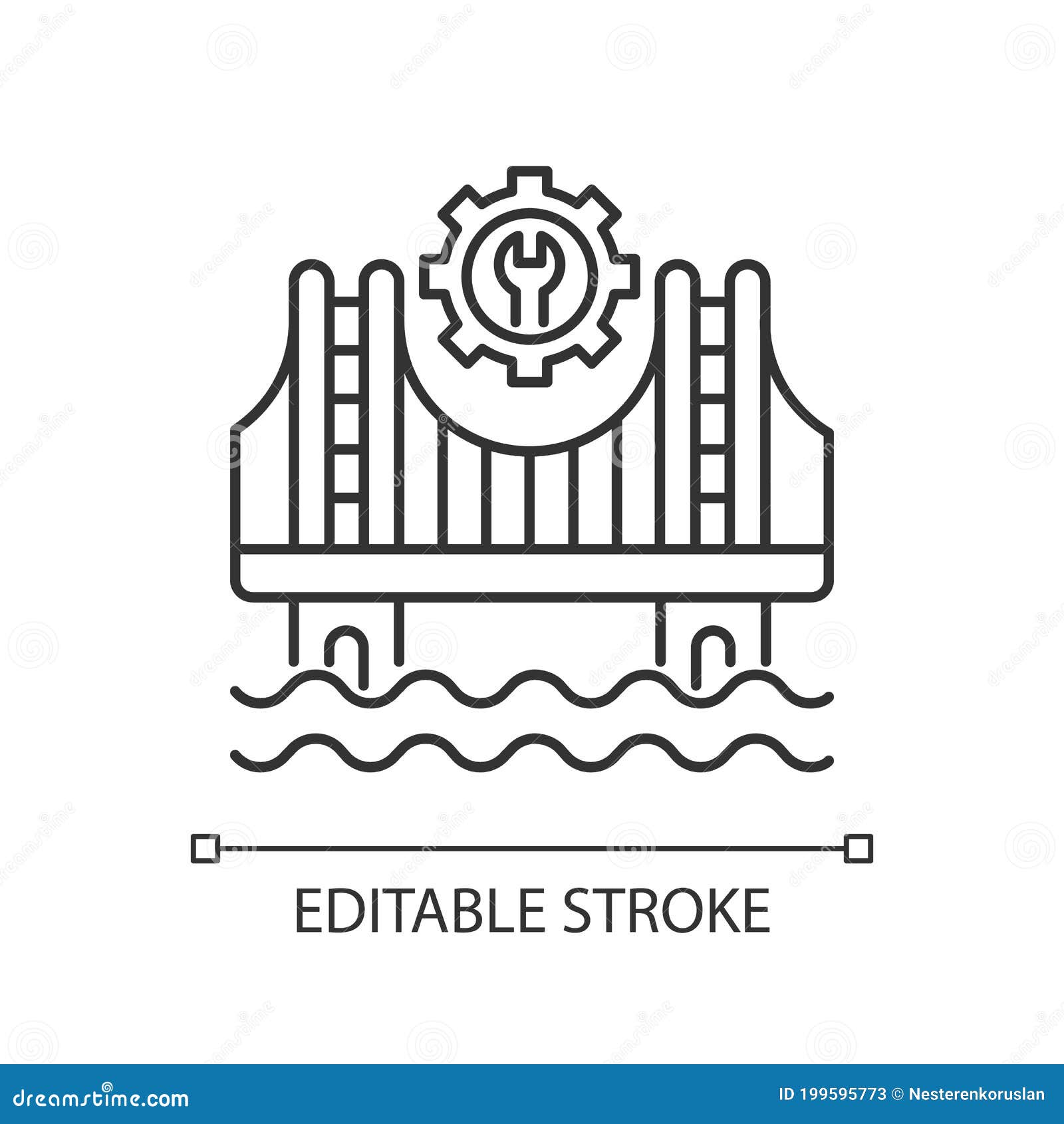 Construction Linear Icon Set. Includes Thin Line Demolition, Paver ...