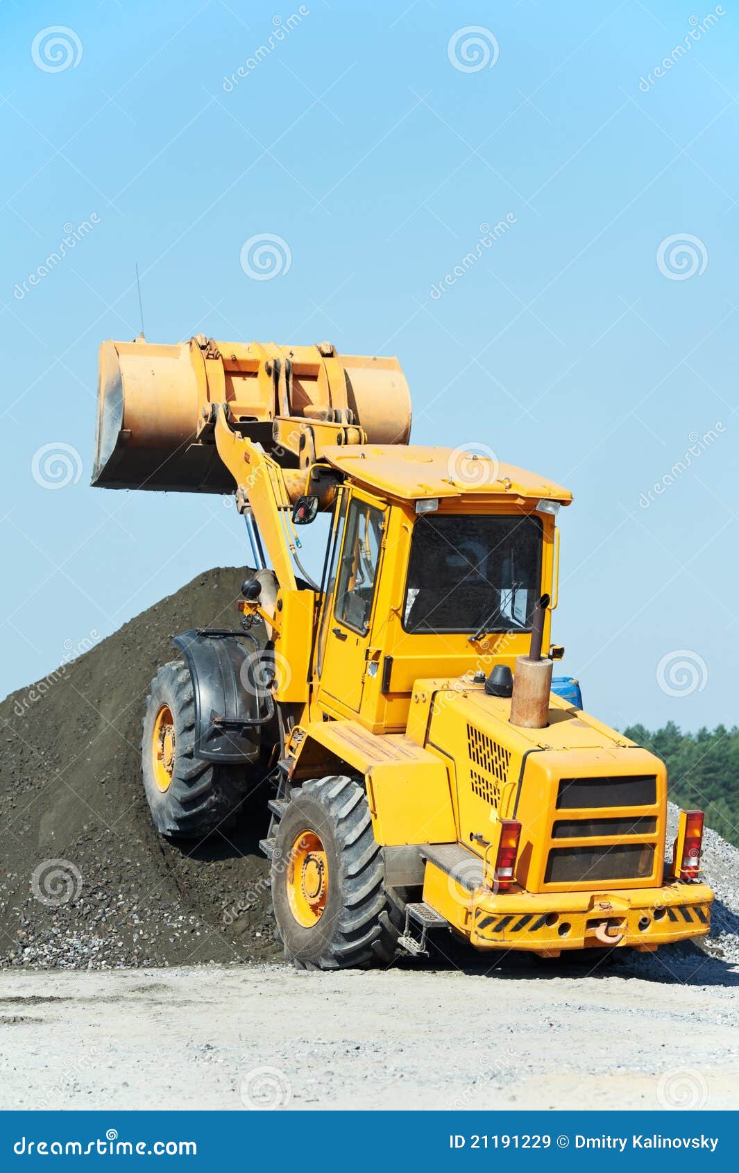 Construction Loader Excavator Royalty-Free Stock Image | CartoonDealer ...