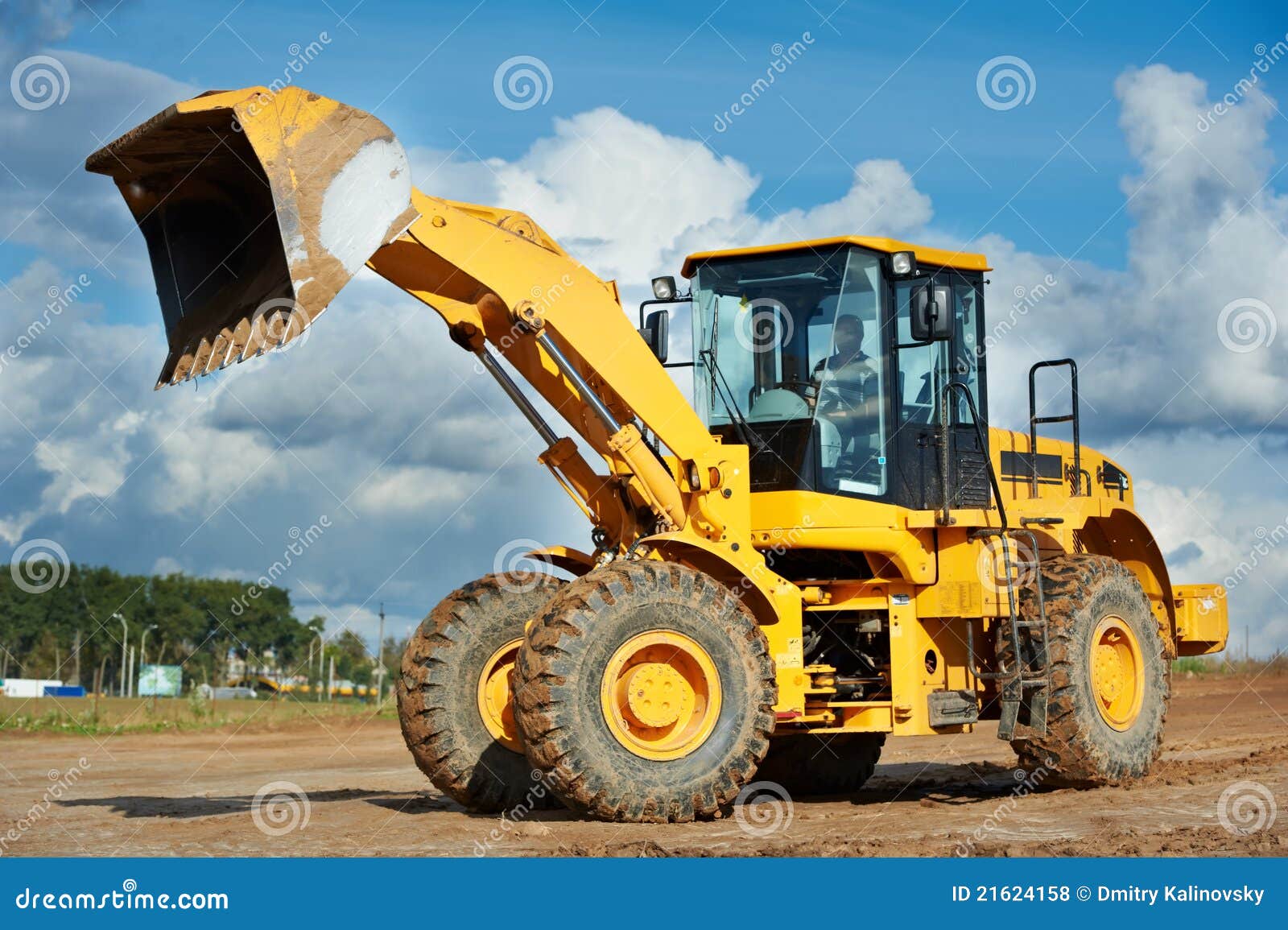 Construction Loader Excavator Stock Photo - Image of excavator ...