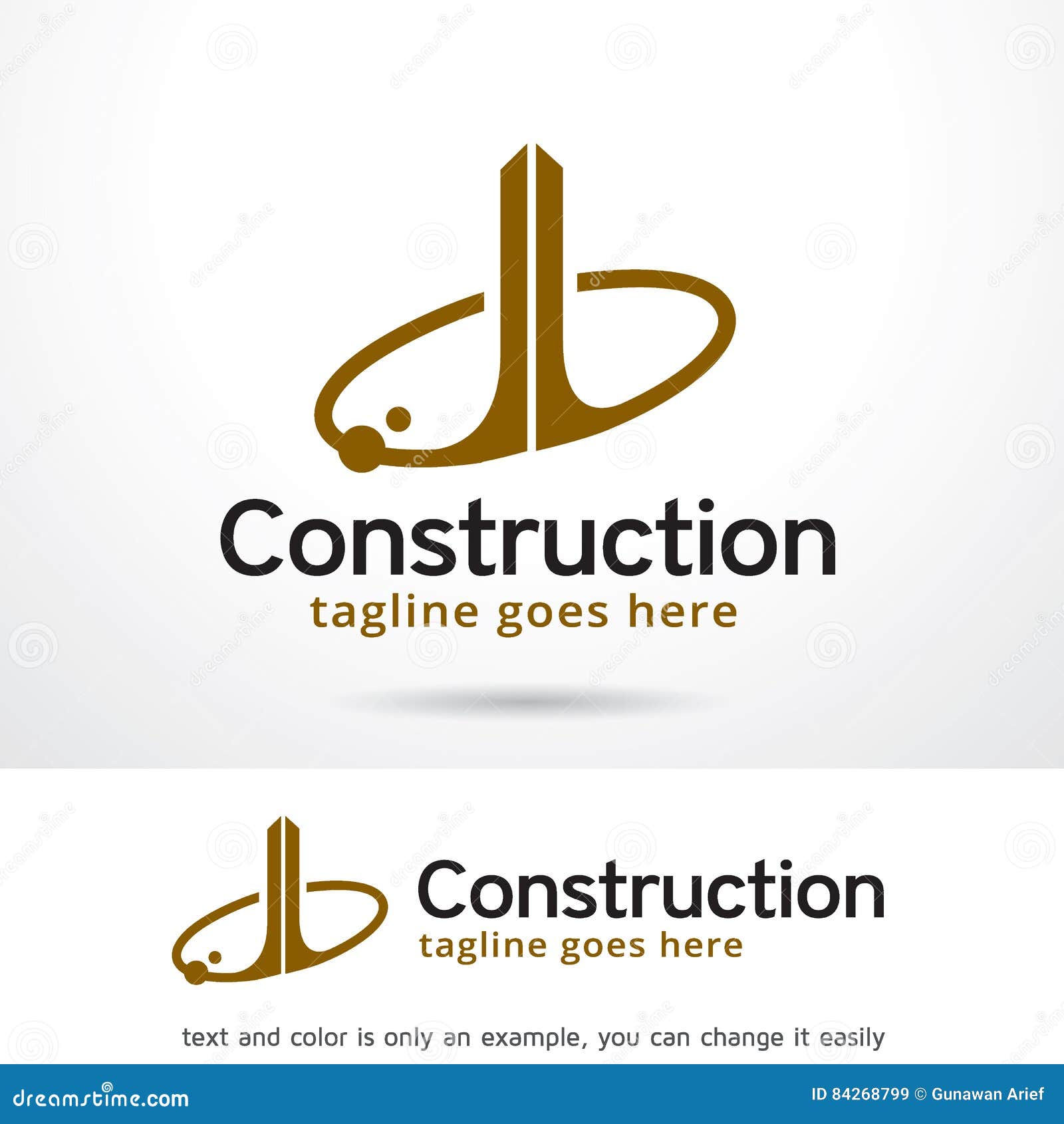 Construction Logo Template Design Vector Stock Vector - Illustration of ...
