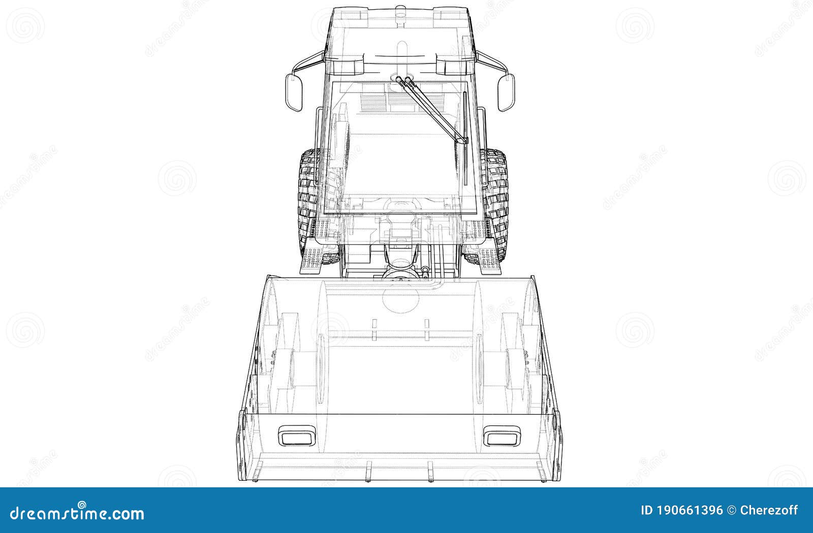 Construction Machine. Asphalt Compactor Stock Illustration ...