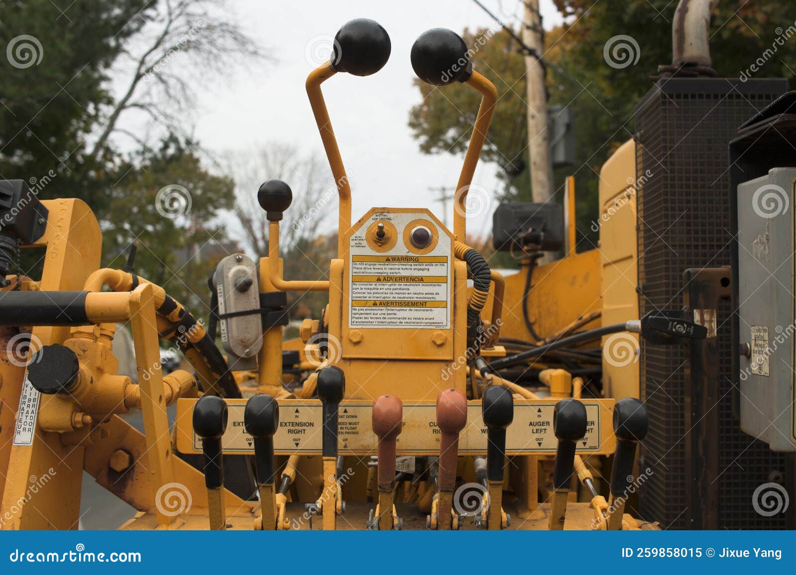 Construction Machine Operating System Stock Image - Image of panel ...
